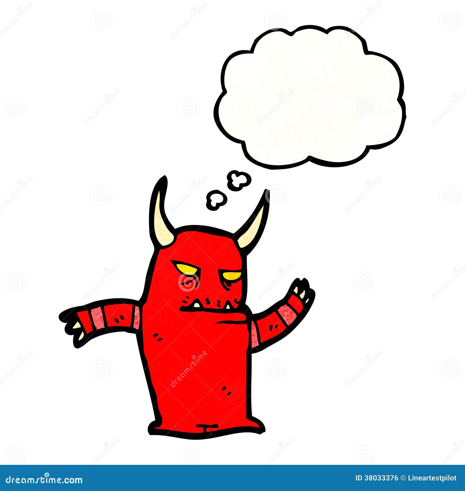 Cartoon dancing demon stock vector. Illustration of quirky - 38033376