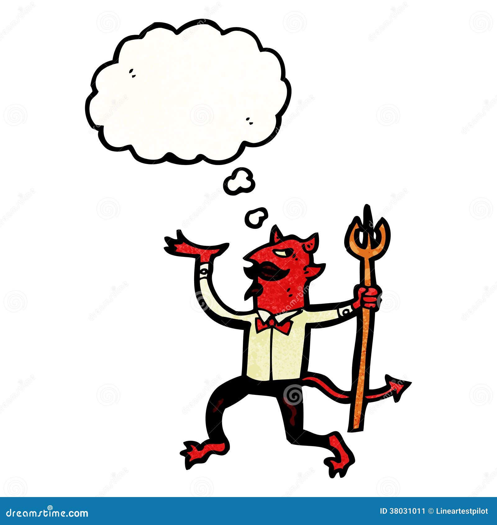 Cartoon dancing devil stock vector. Illustration of funny - 38031011