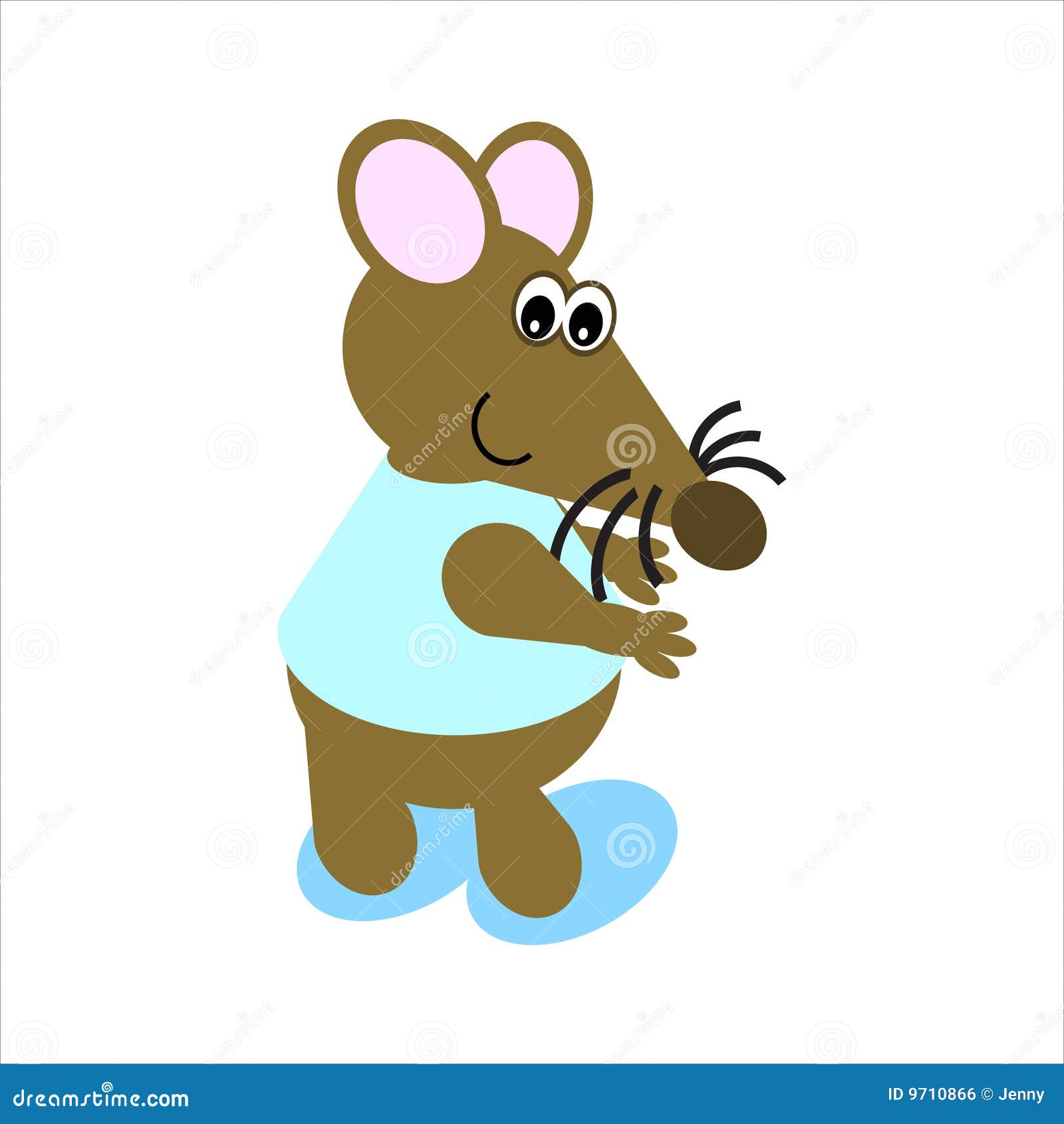 Cartoon of a Dancing Mouse stock illustration. Illustration of mice ...