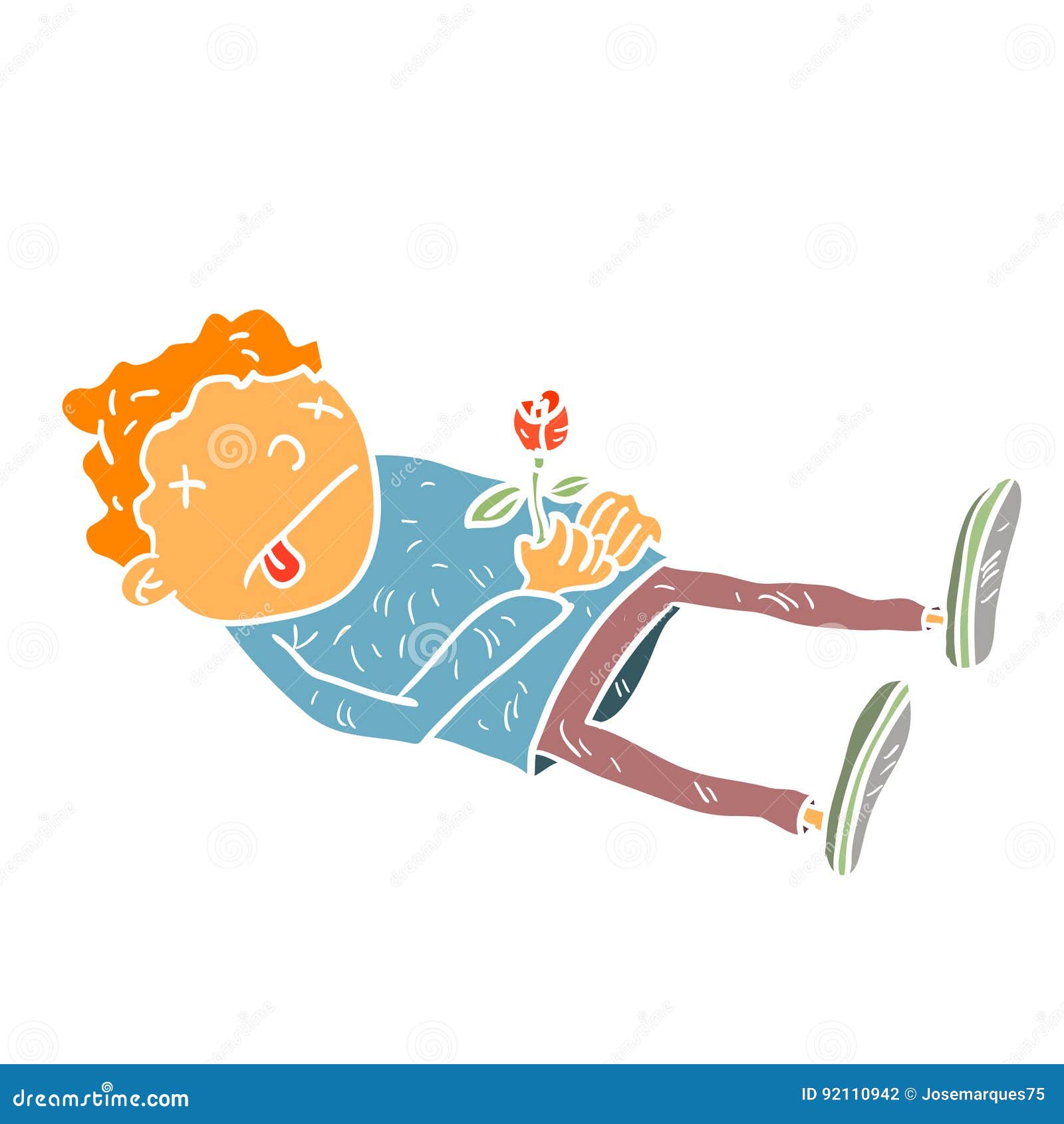 Cartoon dead illustration stock vector. Illustration of caricature ...
