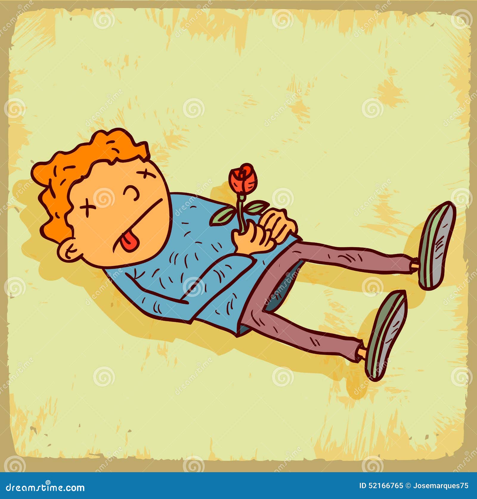 Cartoon Dead Boy Vector Concept Stock Photography | CartoonDealer.com ...