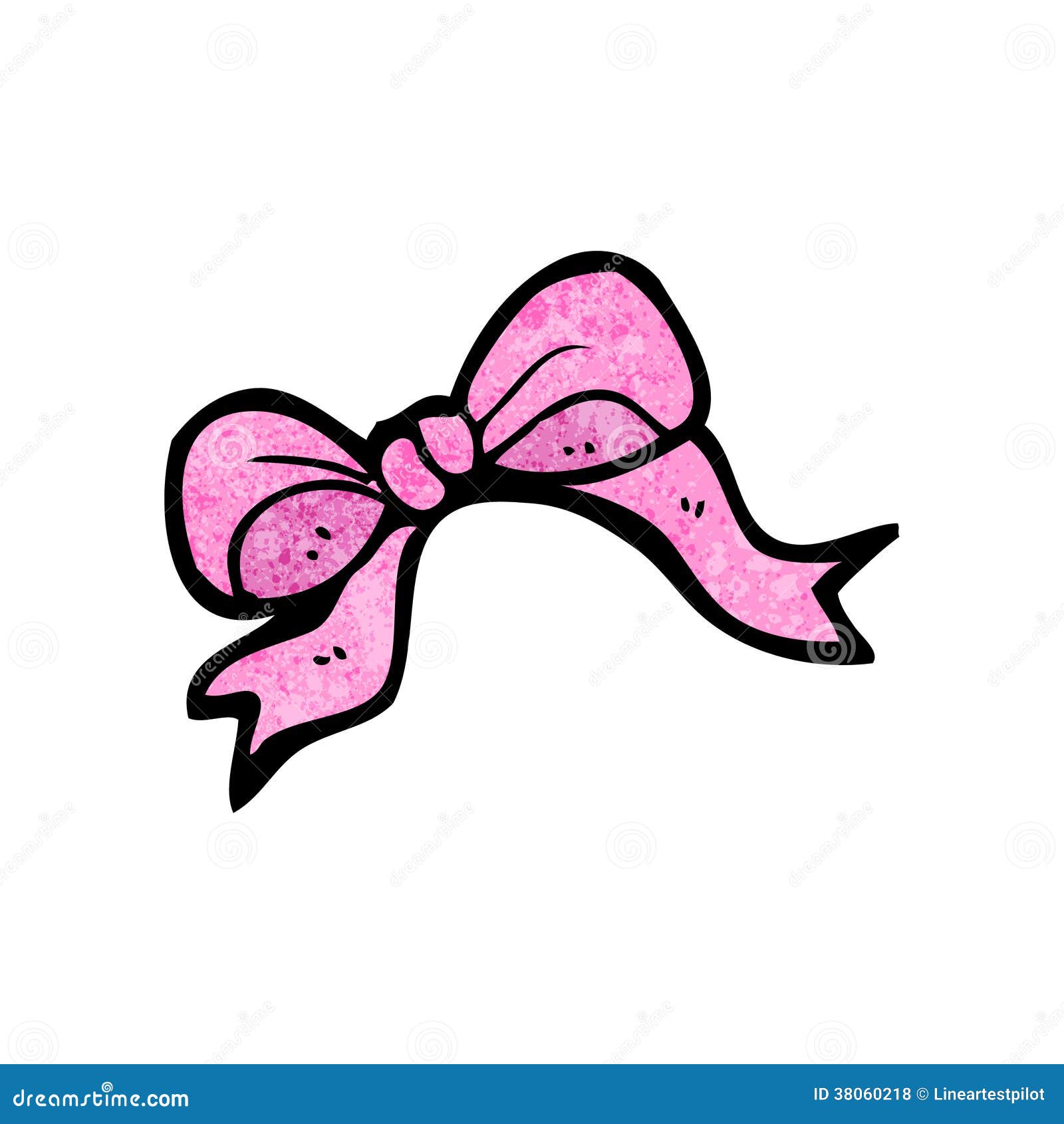 Cartoon decorative bow stock vector. Illustration of artwork - 38060218
