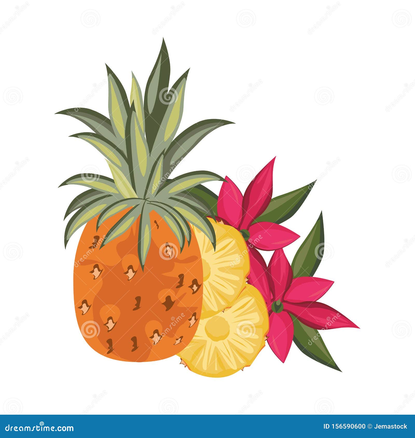 Cartoon Delicioso De Abacaxi Ilustração do Vetor - Ilustração de jogo ...