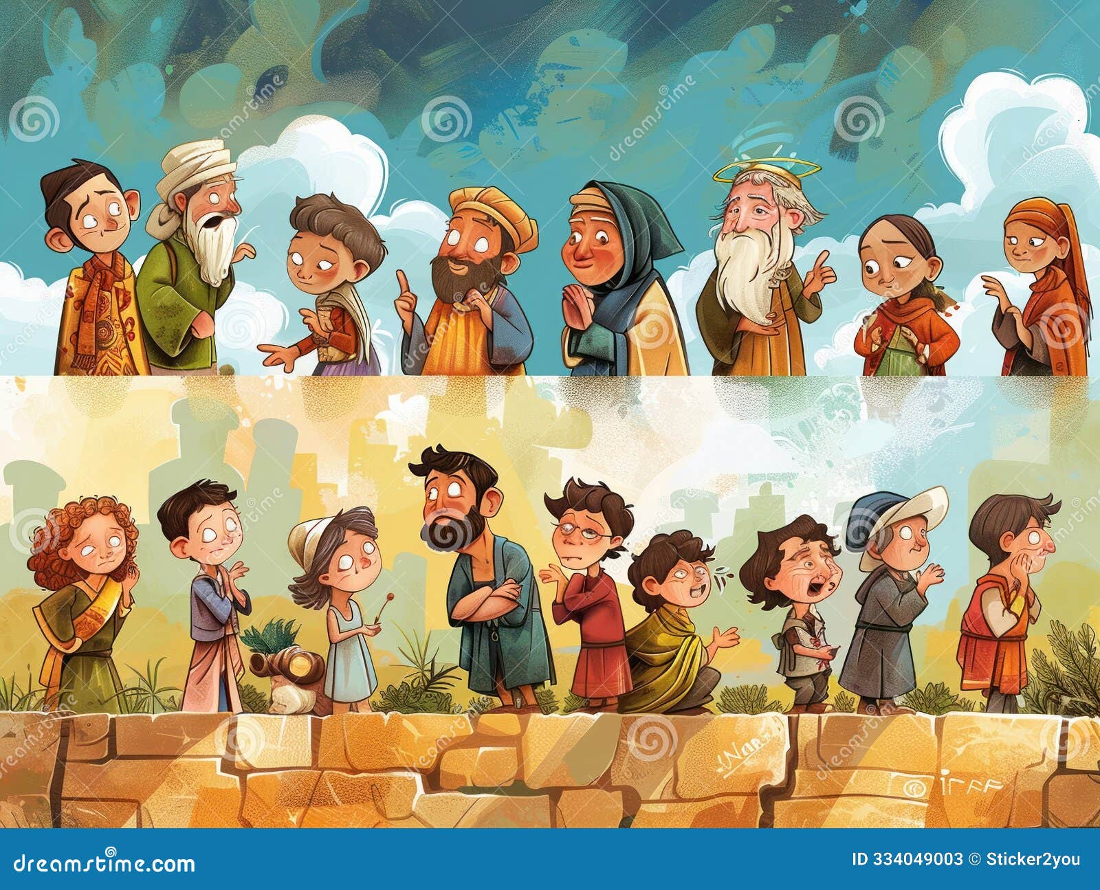 Cartoon Depictions Of The Beatitudes Royalty-Free Stock Photo ... Cartoon Depictions Of The Beatitudes Royalty-Free Stock Photo ...
