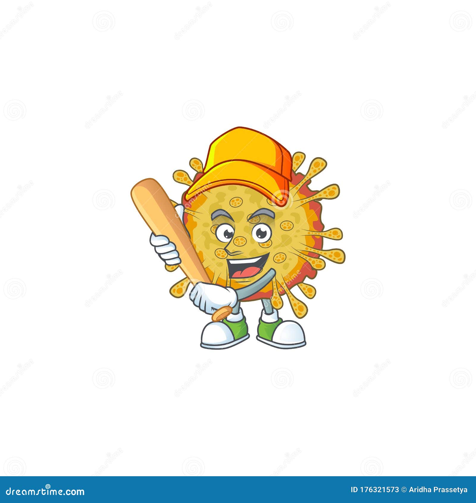 Plague Stick. Vector Illustration. Outline On An Isolated Black ...