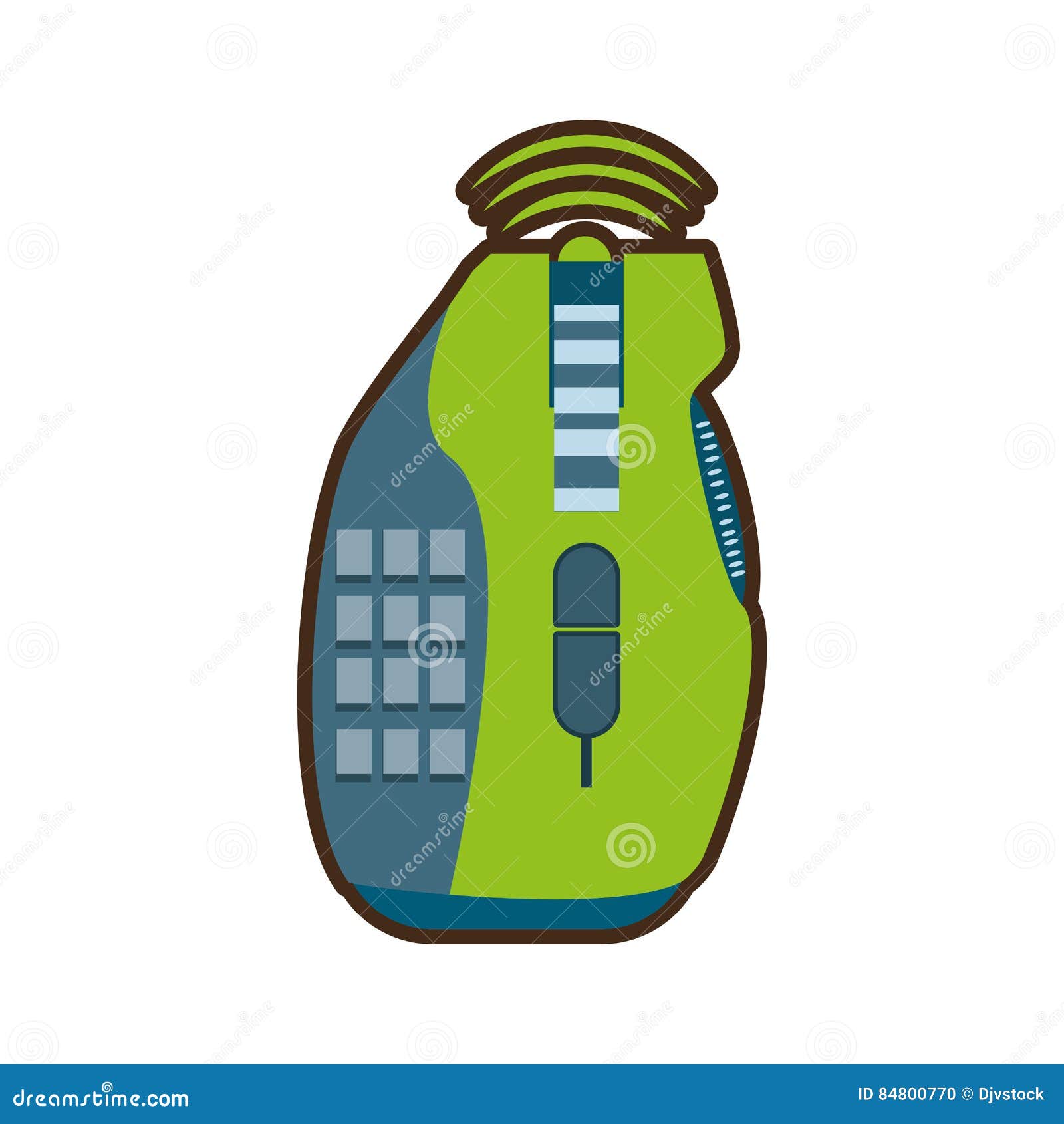 Cartoon Device Mockup. Cartoon Black Man Hand With Smart Watch On White ...