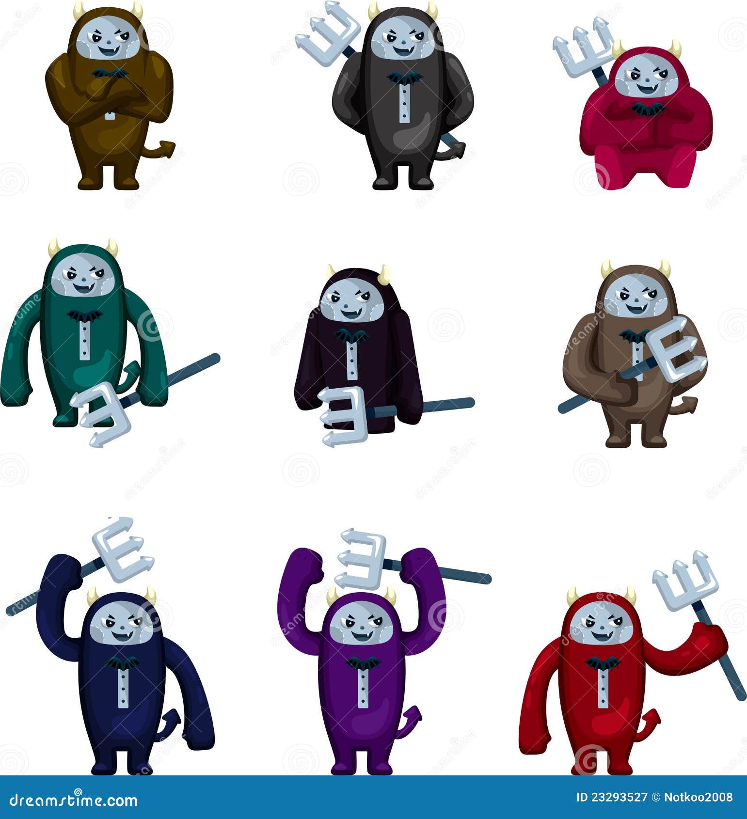 Devil Icon Vector From Classics Collection. Thin Line Devil Outline ...