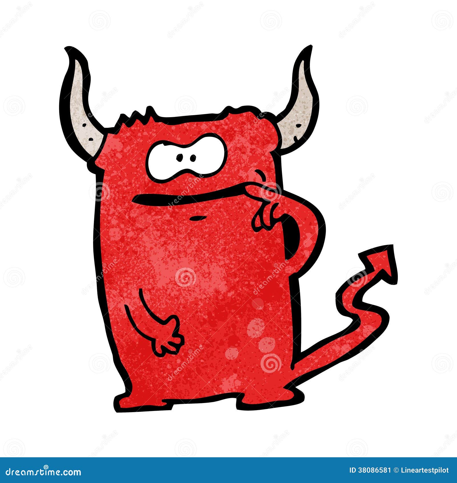 Cartoon devil stock vector. Illustration of devil, artwork - 38086581