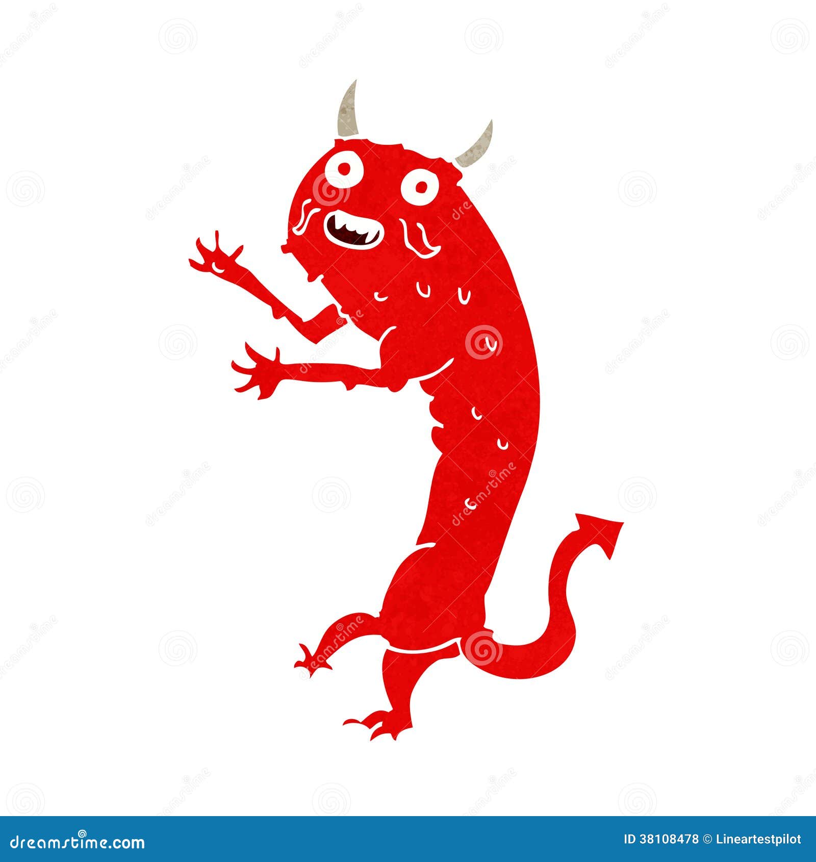 Cartoon devil stock illustration. Illustration of simple - 38108478