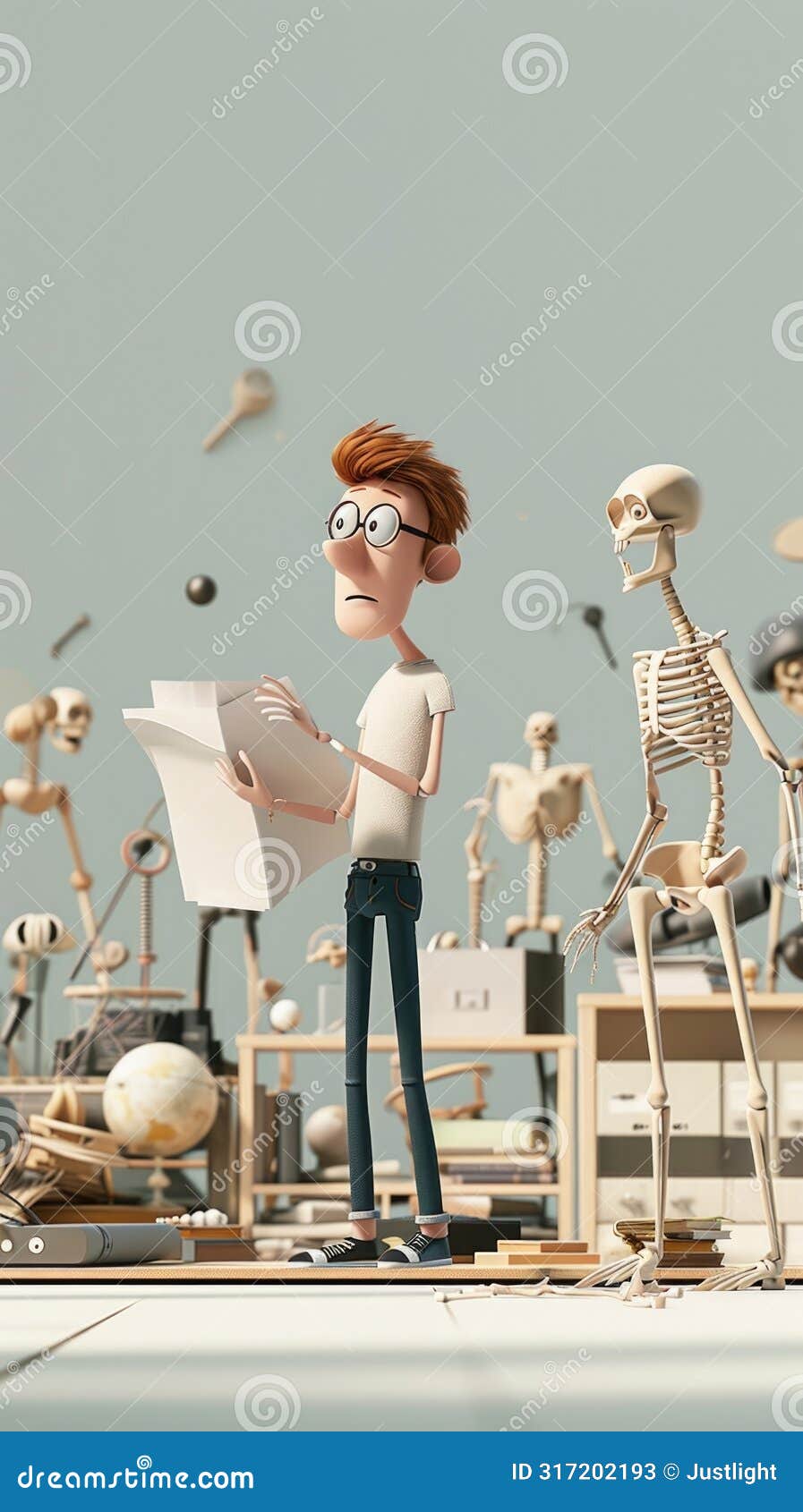 Cartoon Digital Avatars of Rigging Rob a Highly Technical Animator with ...