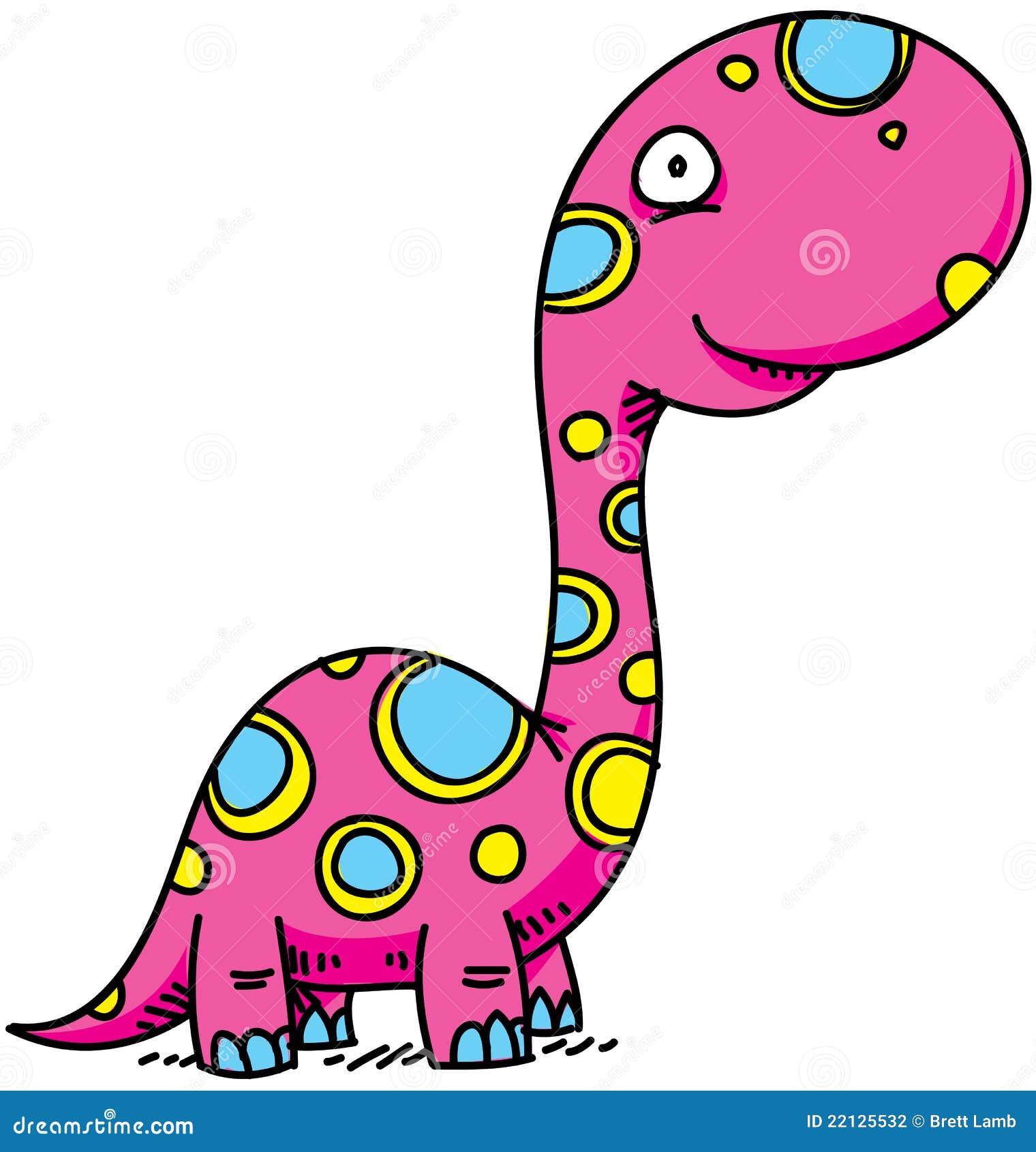 Cartoon Dinosaur stock illustration. Illustration of ancient - 22125532