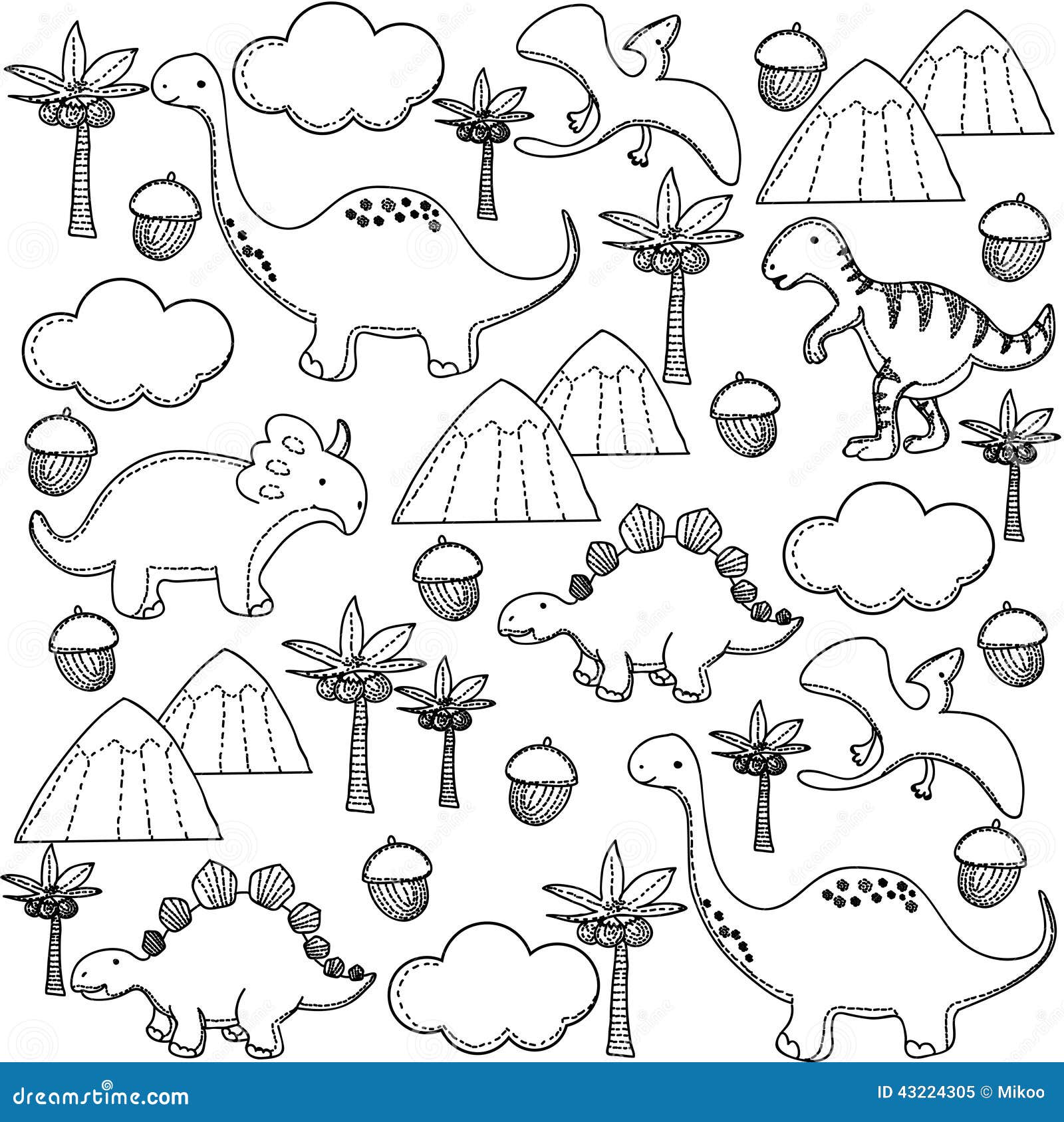 Gray Dinosaurs Stock Illustrations – 83 Gray Dinosaurs Stock ...