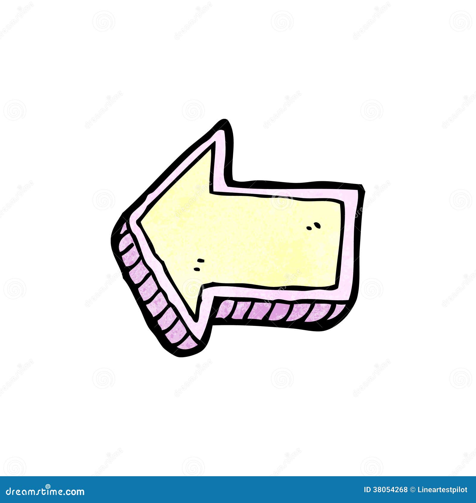 Cartoon direction arrow stock vector. Illustration of funny - 38054268