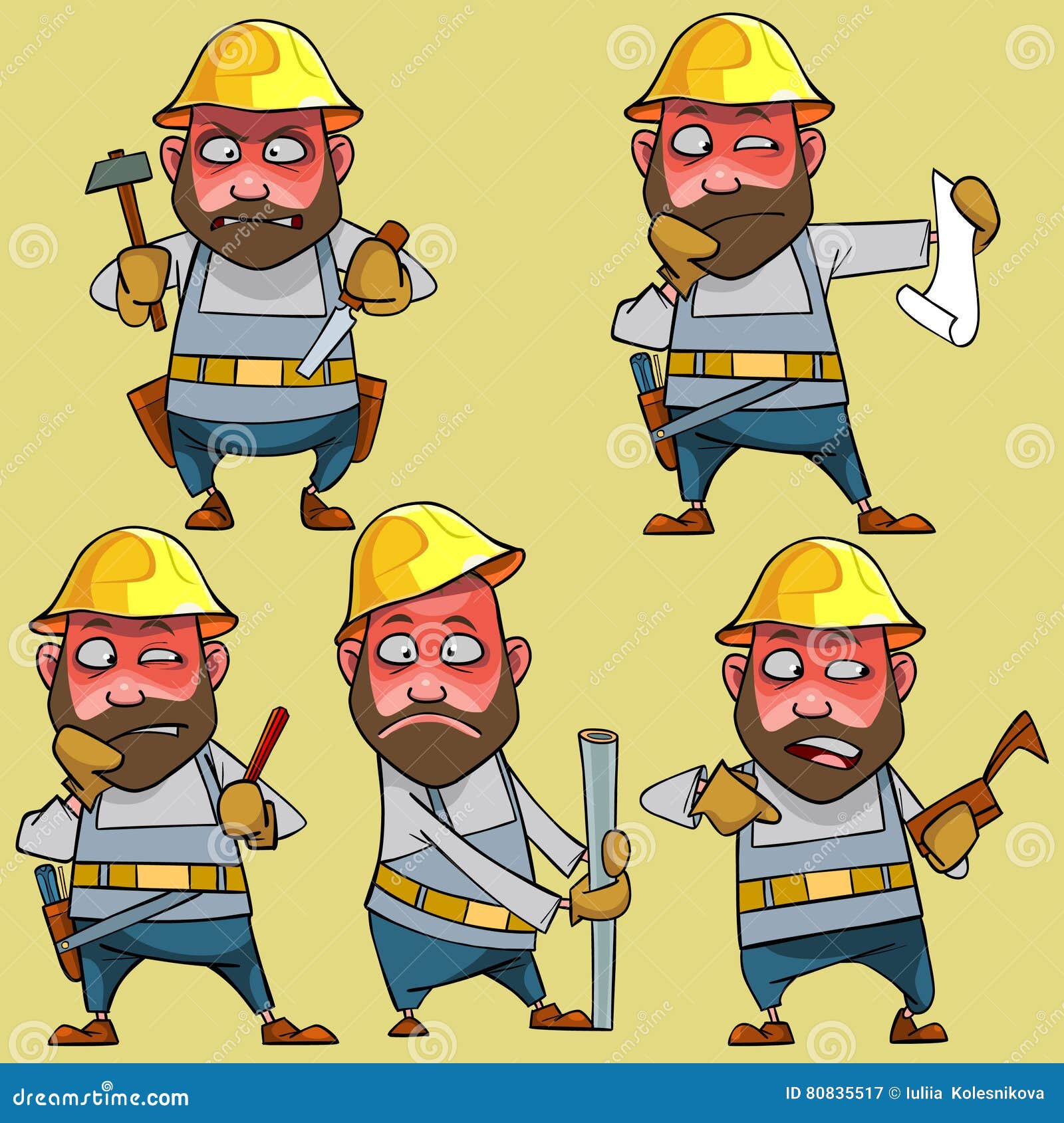 Cartoon Disgruntled Man In A Suit Standing With Hands On Hips Vector ...