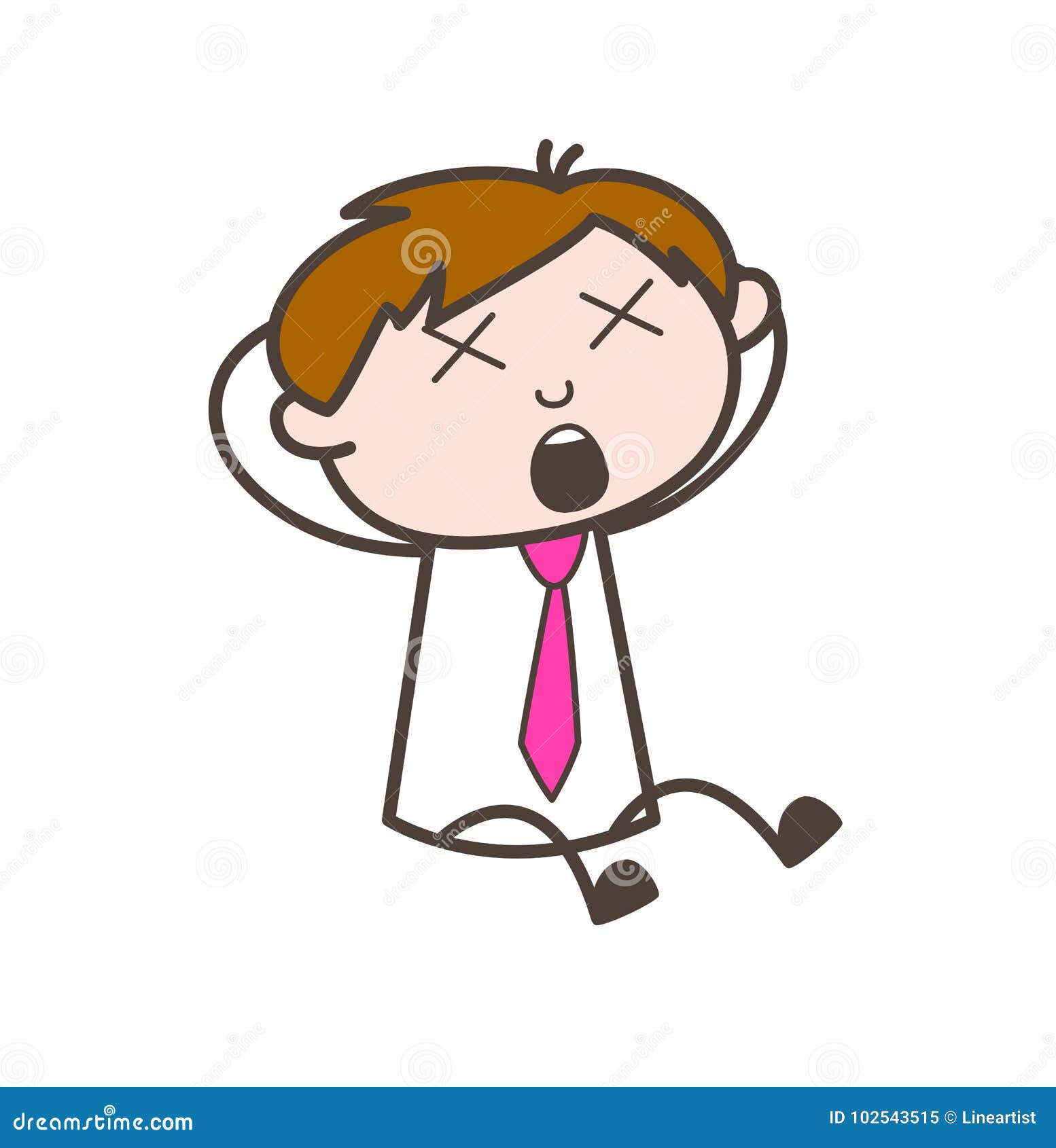 Cartoon Rat Dizzy Vector Illustration | CartoonDealer.com #31979434