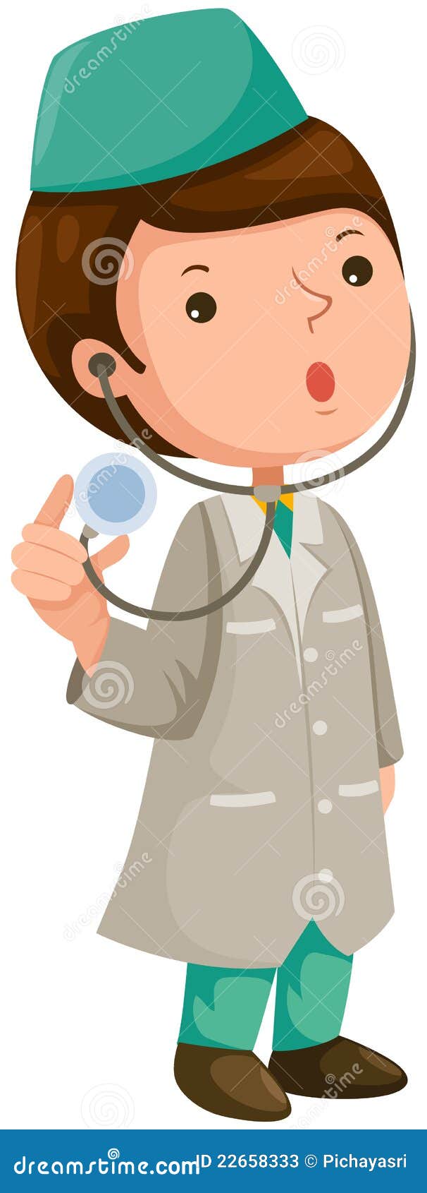 Cartoon doctor stock vector. Illustration of object, doctor - 22658333