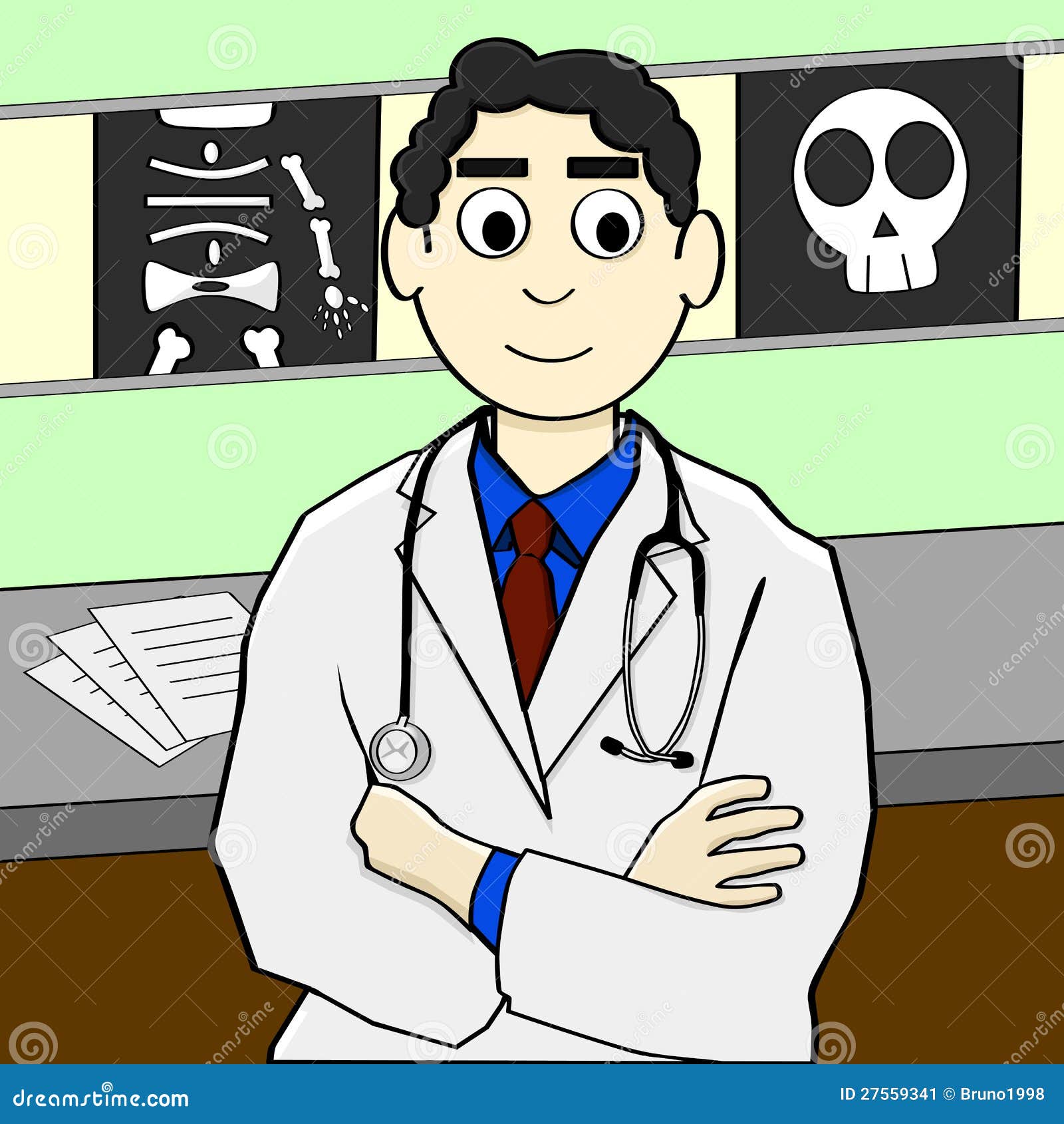 Cartoon Doctor Stock Image - Image: 27559341