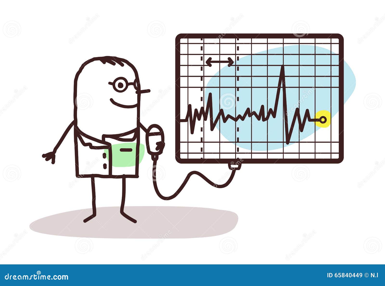 Cartoon Electrocardiogram Stock Illustrations – 431 Cartoon ...
