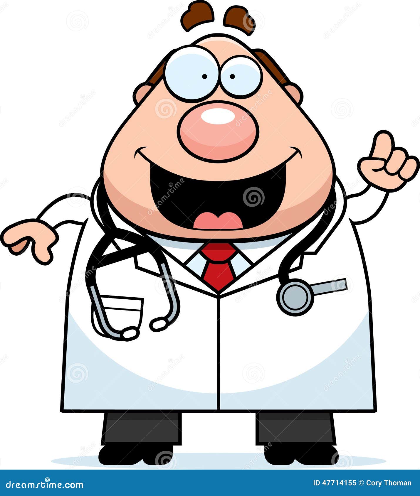 Cartoon Doctor And Patient Talking