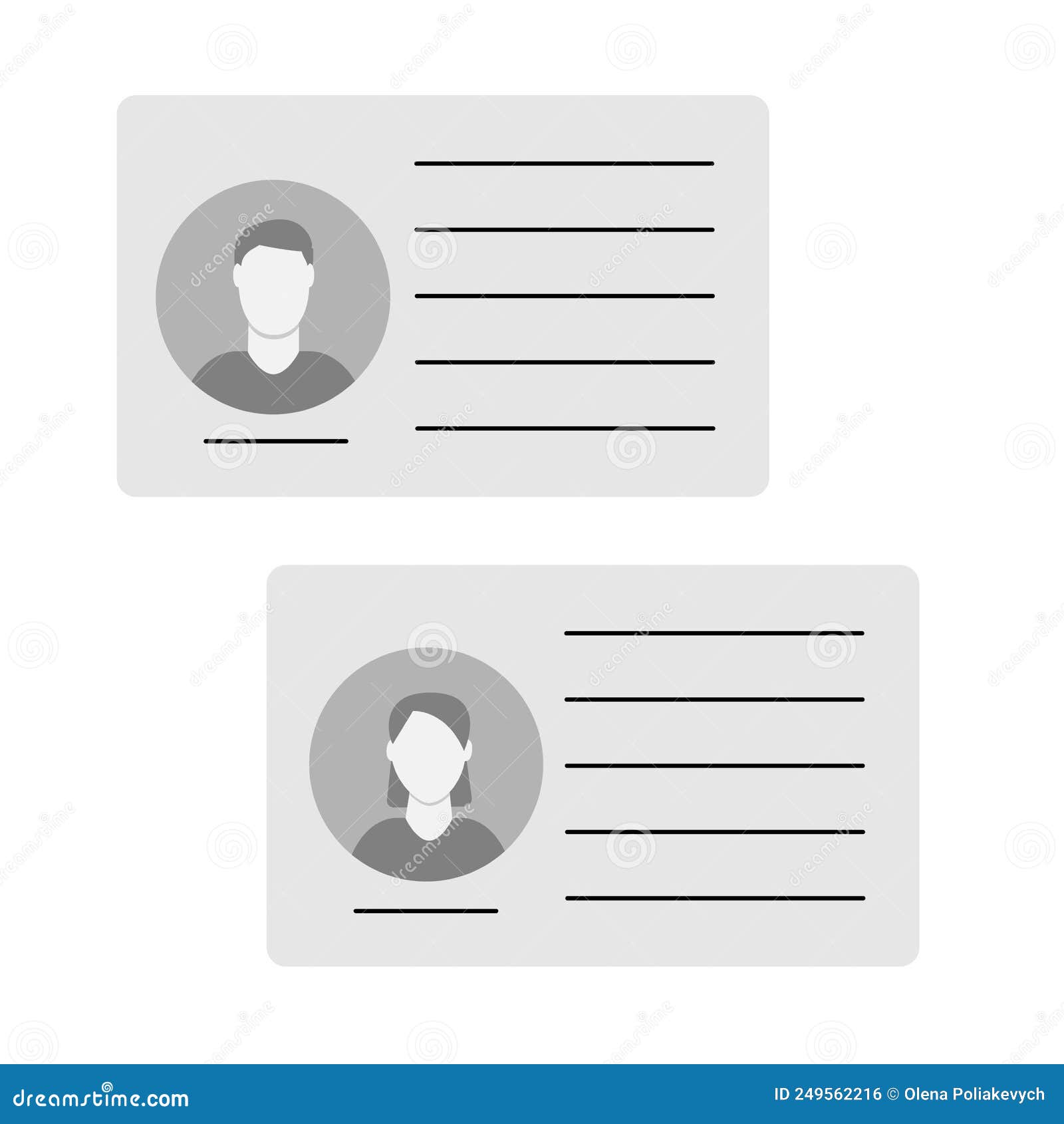 Cartoon Documents. Flat Vector Cartoon Design. Personal Data Security ...