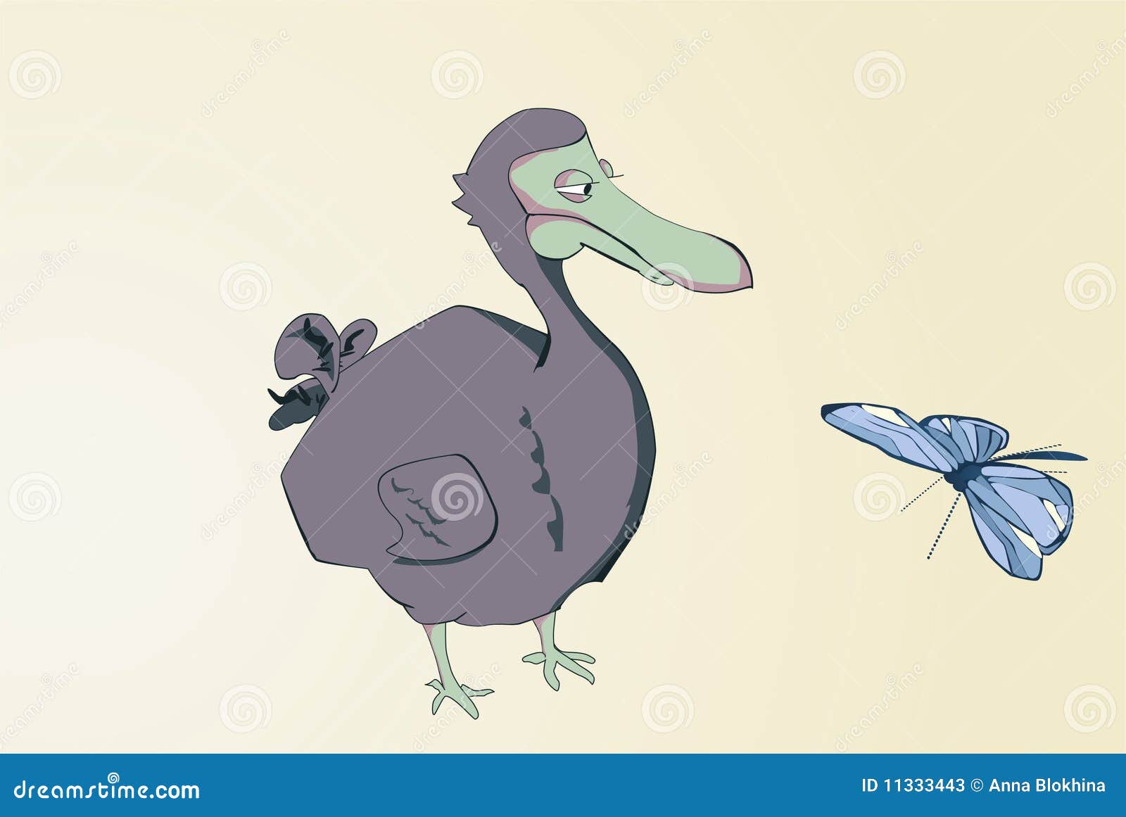 Cartoon Dodo Bird Vector Illustration | CartoonDealer.com #53892558