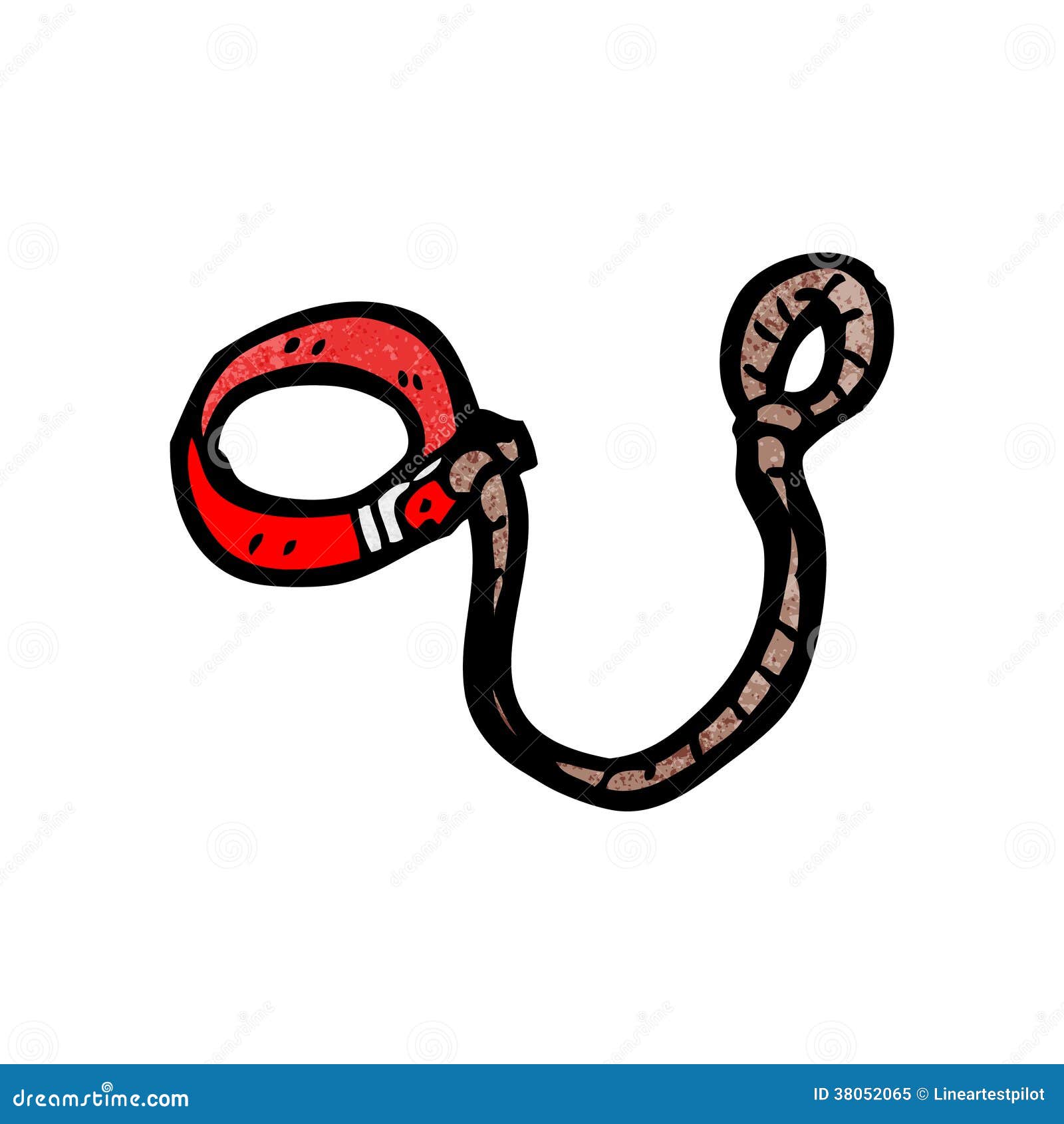 Cartoon dog lead stock vector. Illustration of grunge - 38052065