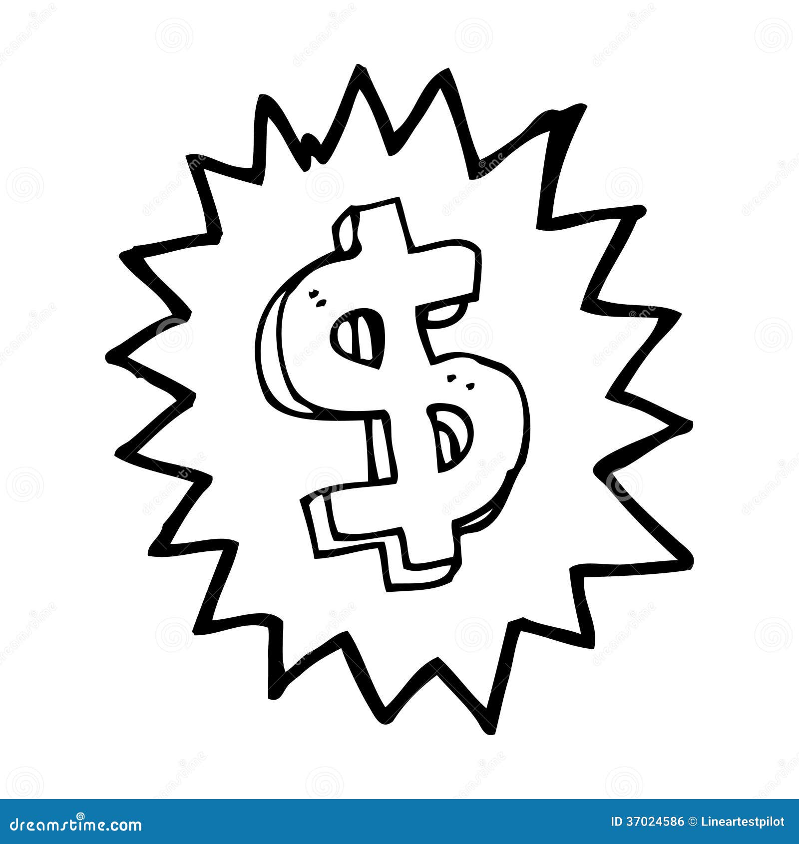 Money Sign Cartoon