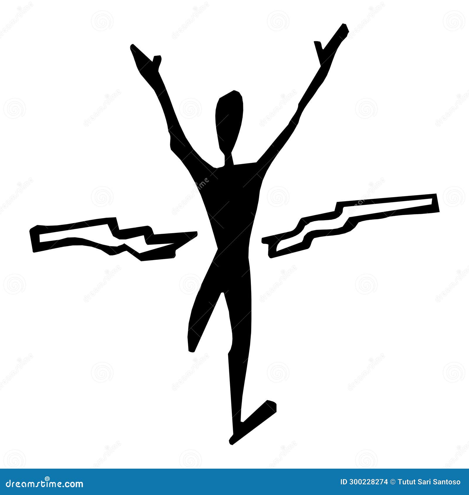 Finish line stock vector. Illustration of finish, doodle - 300228274