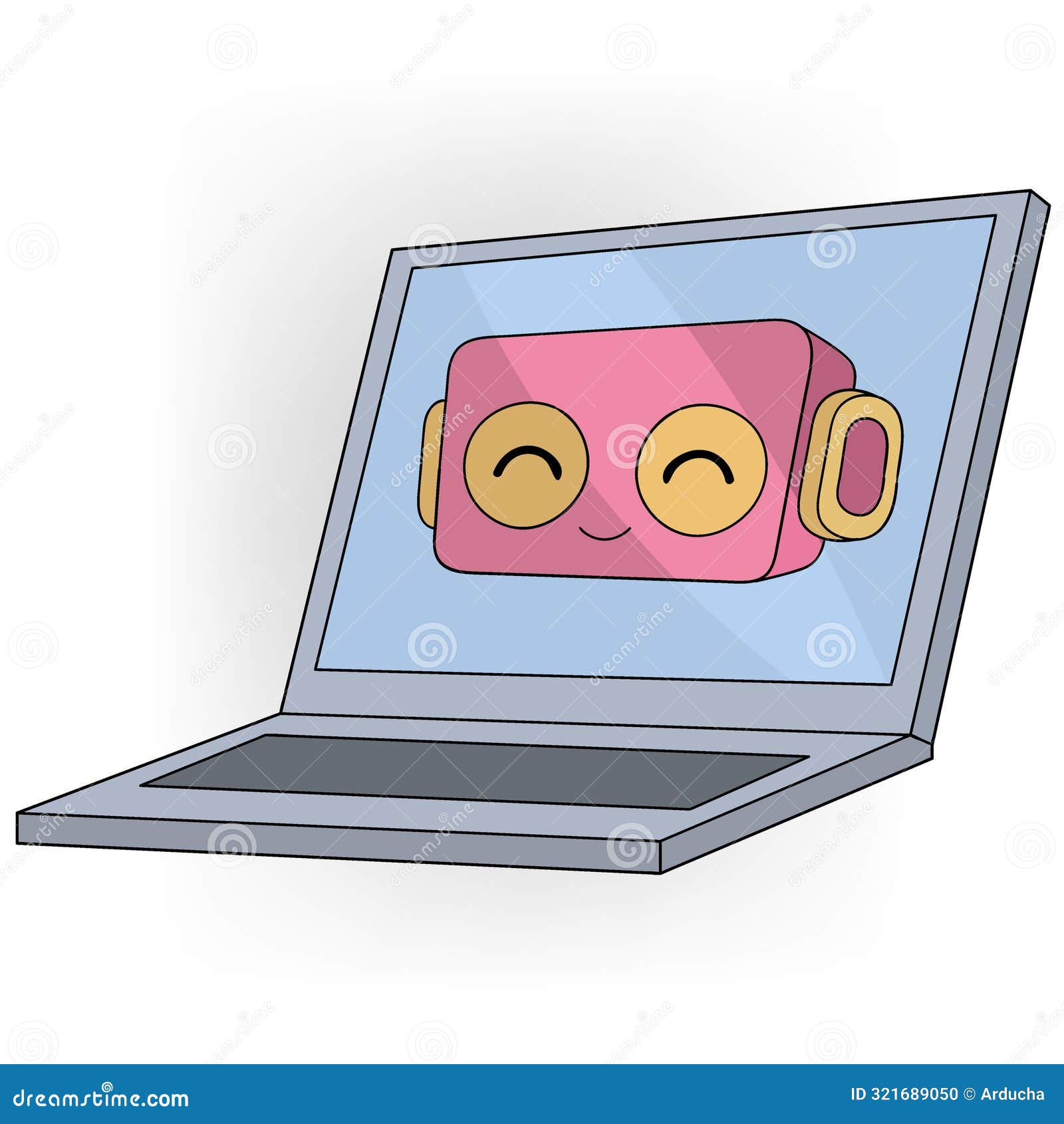 Cartoon Doodle Illustration of Artificial Intelligence Has Been ...