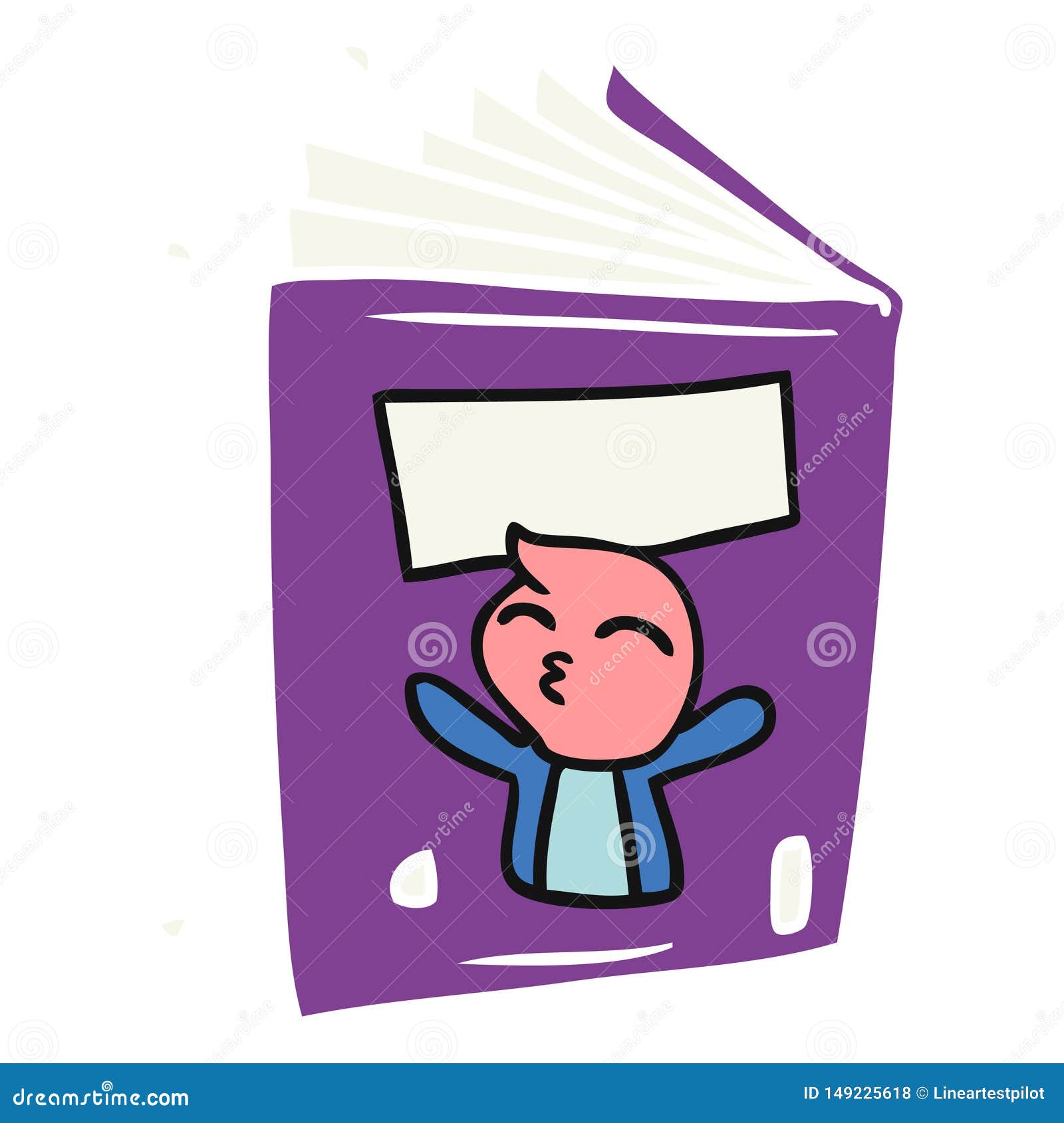 Cartoon Doodle of a Magazine Stock Vector - Illustration of doodle ...