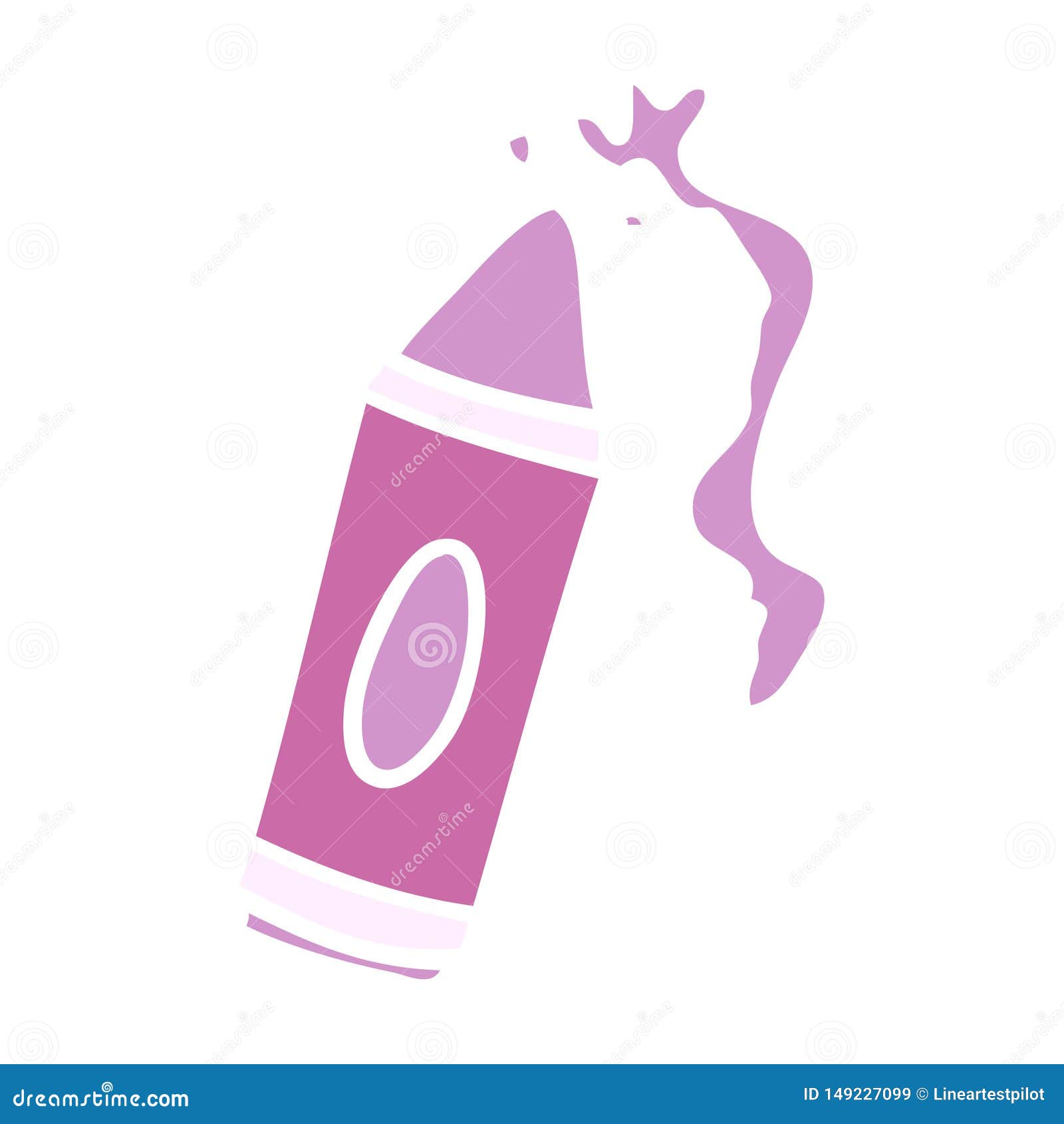 Cartoon Doodle of a Pink Crayon Stock Vector - Illustration of artwork ...