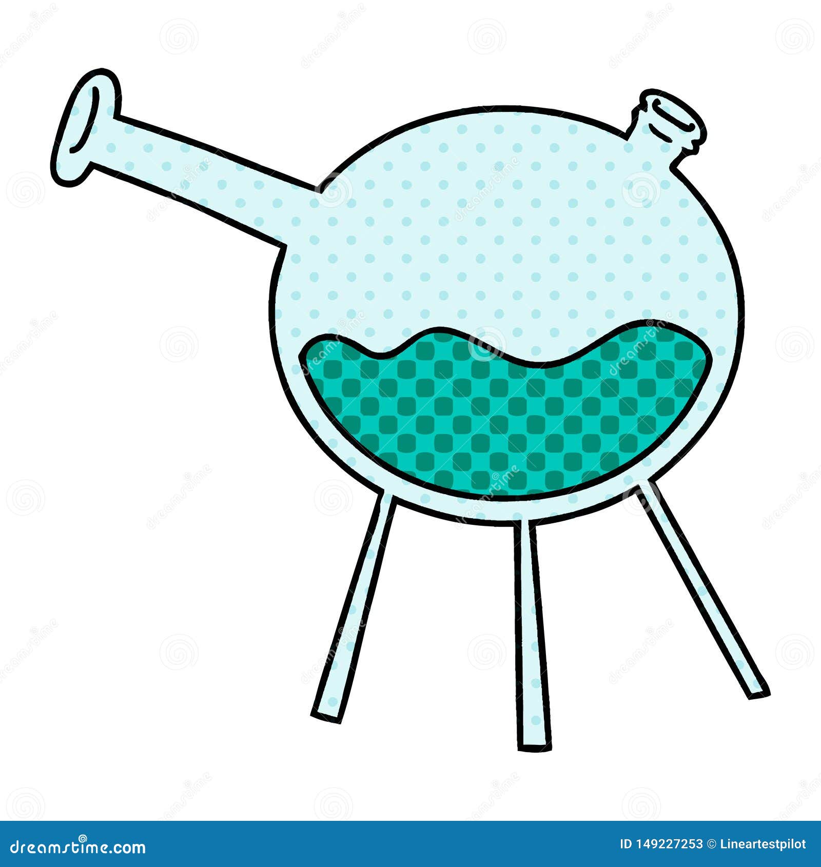 Cartoon Doodle of a Science Test Tube Stock Vector - Illustration of ...