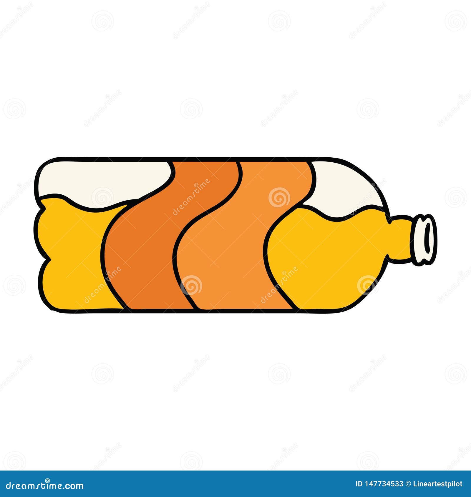 Cartoon Doodle of a Soda Bottle Stock Vector - Illustration of soda ...