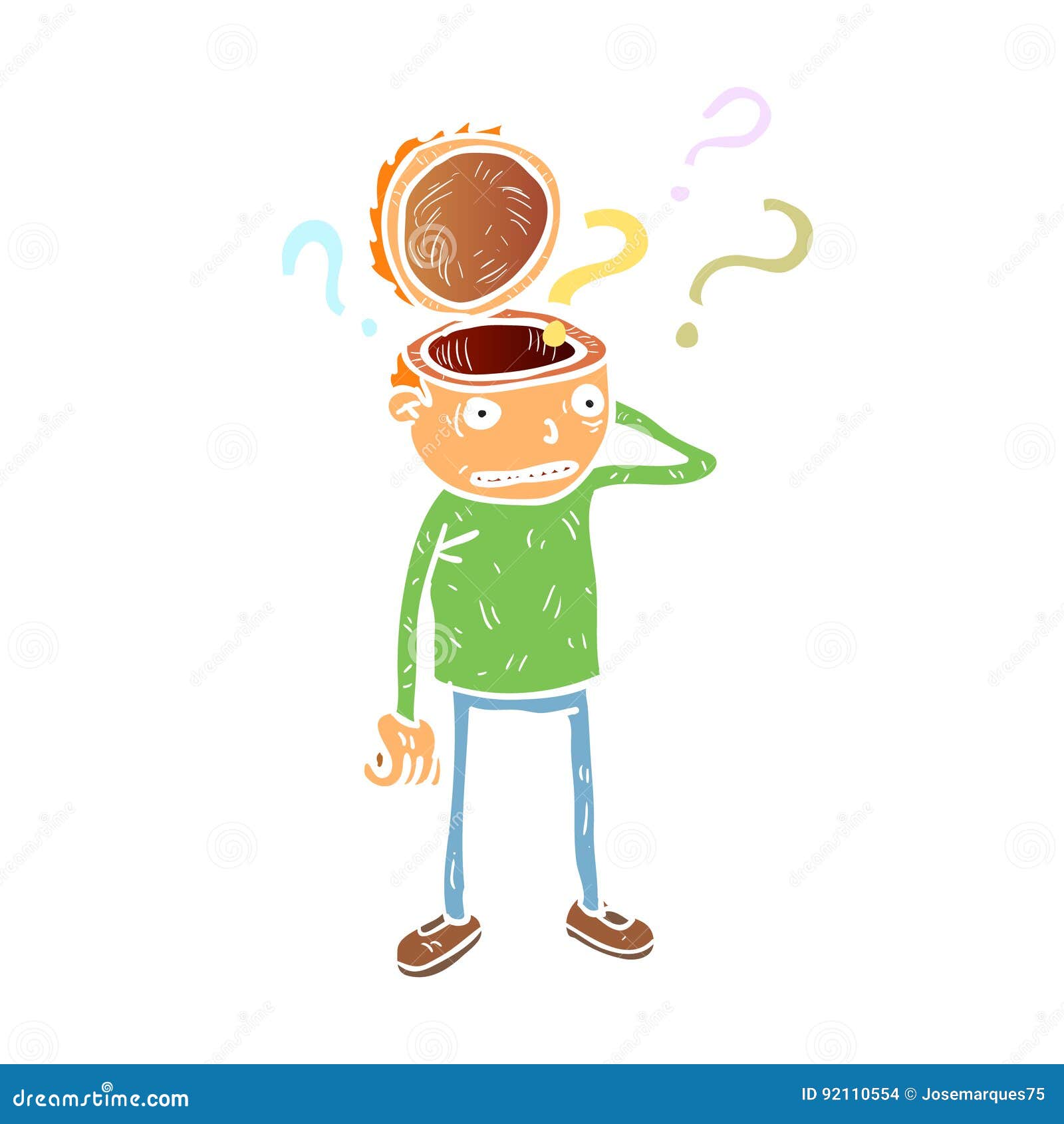 Cartoon Doubts Illustration Stock Vector - Illustration of avatar ... Cartoon Doubts Illustration Stock Vector - Illustration of avatar ...