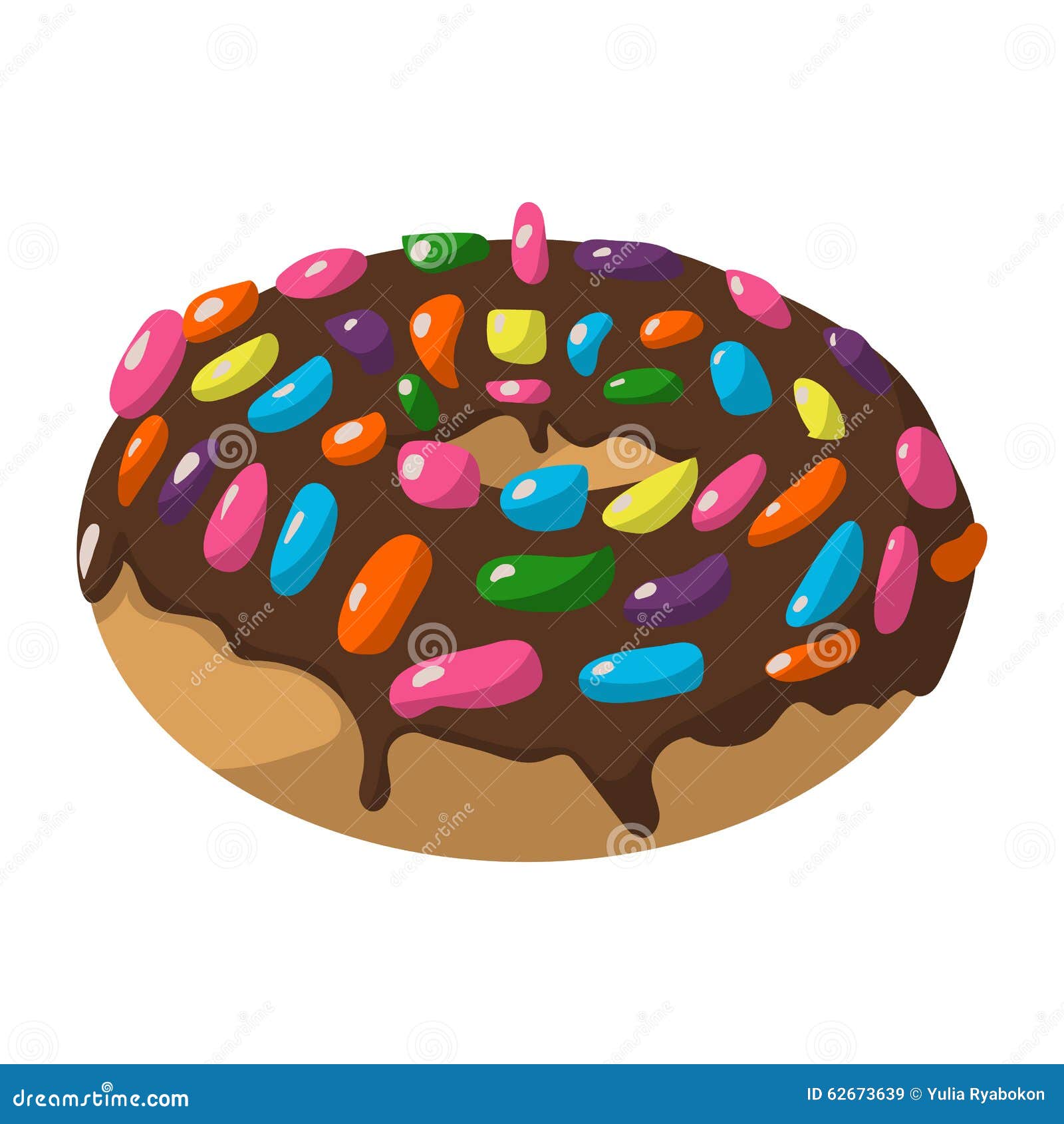 Cartoon Doughnut | CartoonDealer.com #38063135
