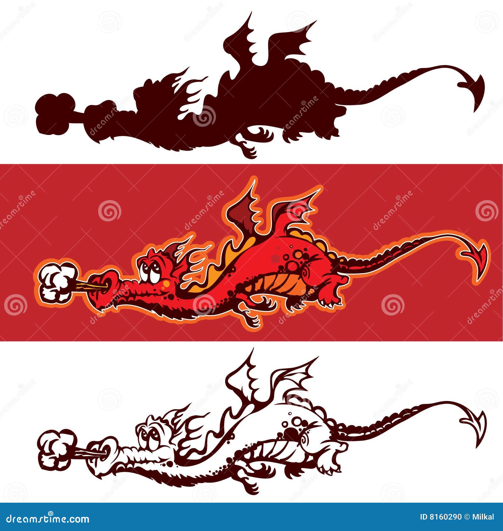 Shaped Dragon Tail Stock Illustrations – 24 Shaped Dragon Tail Stock ...