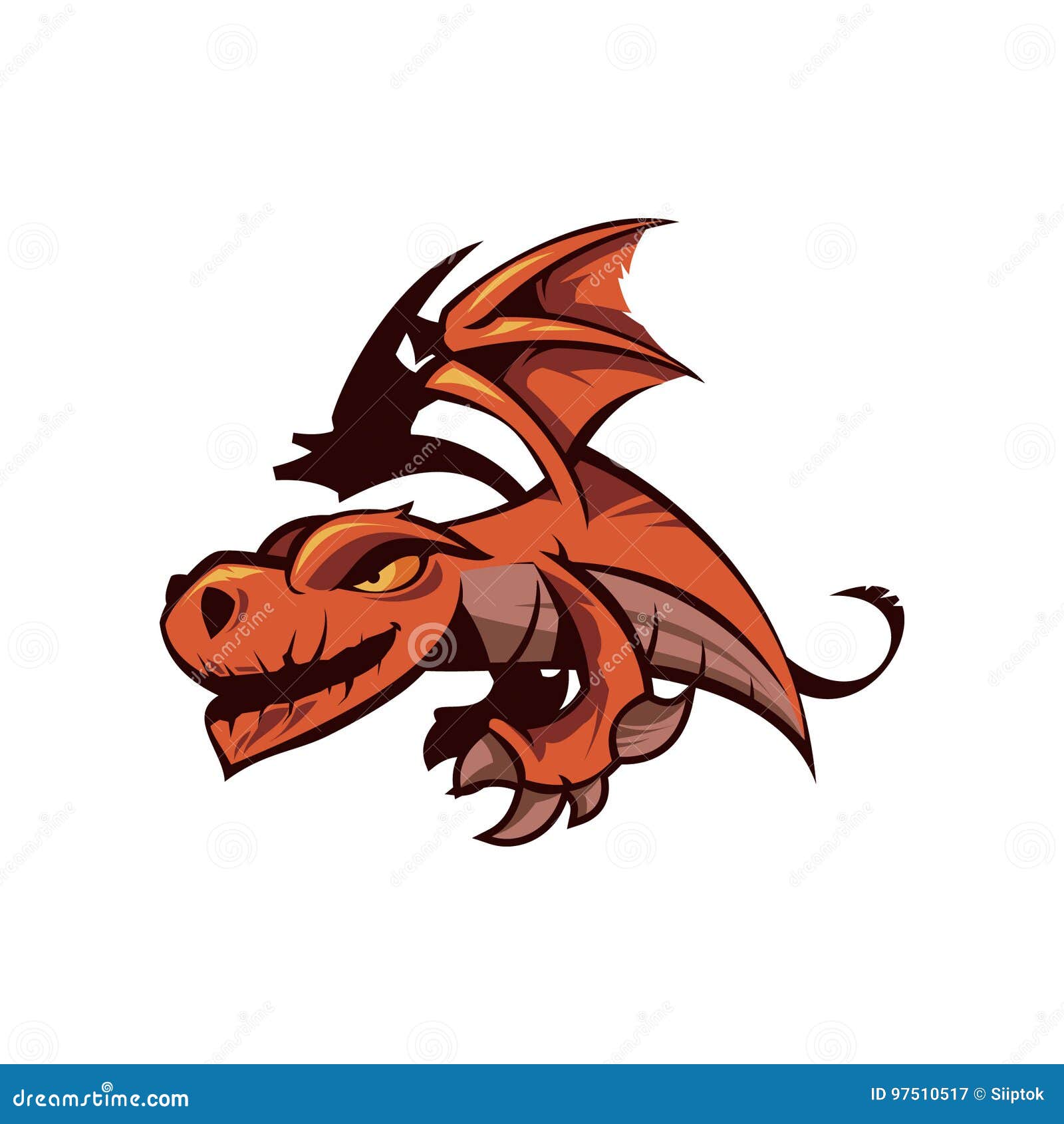 Doctor Dragon And Patient Whose Body Is Shown In The X-ray. Vector ...