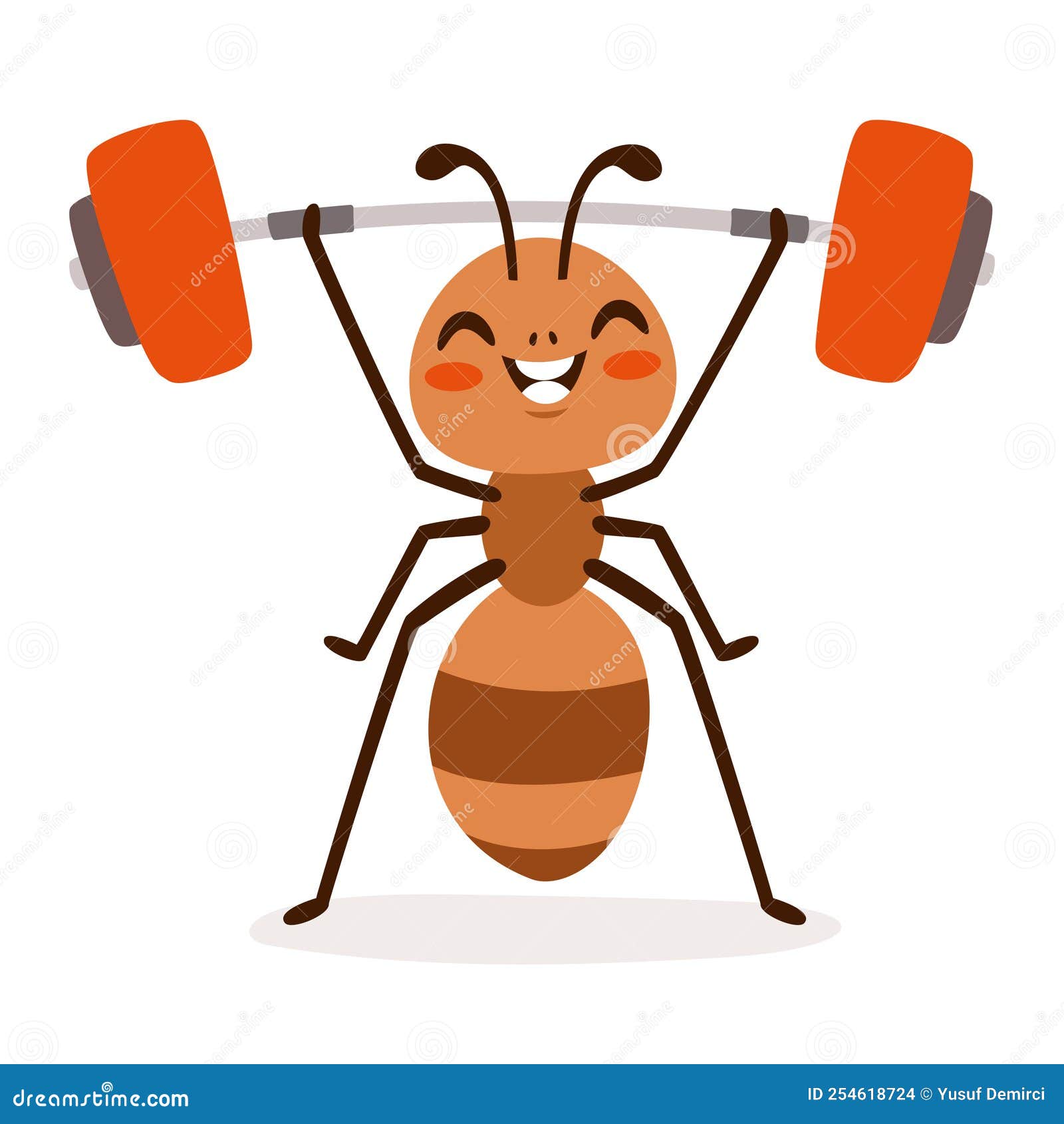 Cartoon Drawing of an Ant stock illustration. Illustration of carrying ...