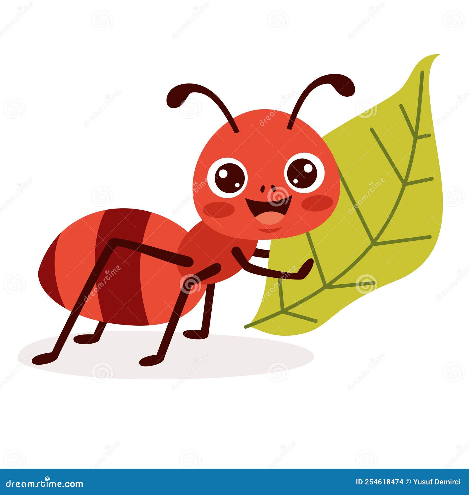 Cartoon Drawing of an Ant stock vector. Illustration of insect - 254618474