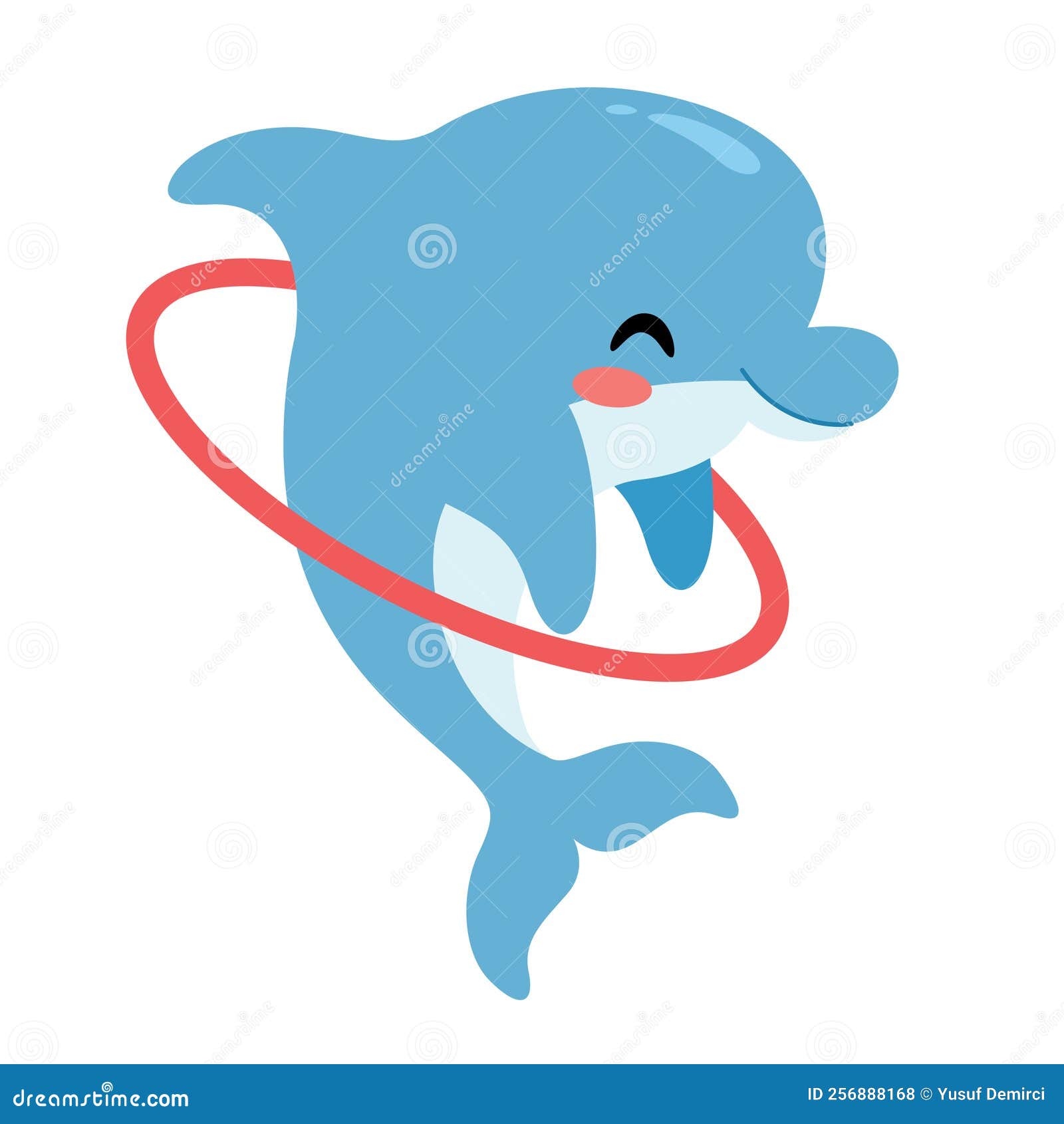 Cartoon Drawing of a Dolphin Stock Illustration - Illustration of ...