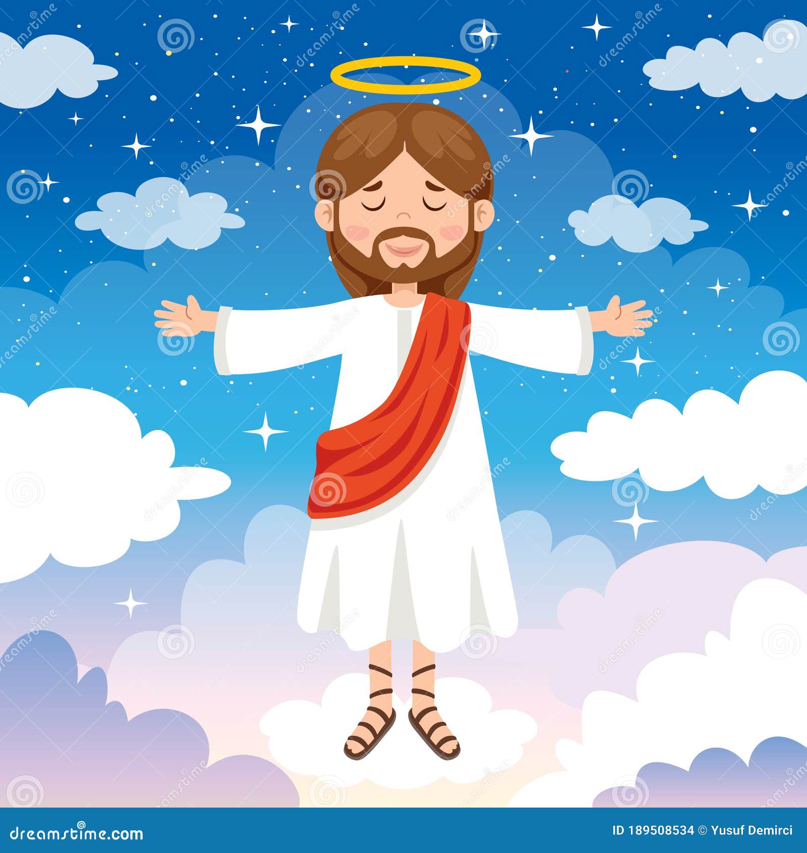Believer Cartoon Illustration Stock Image | CartoonDealer.com #250379785