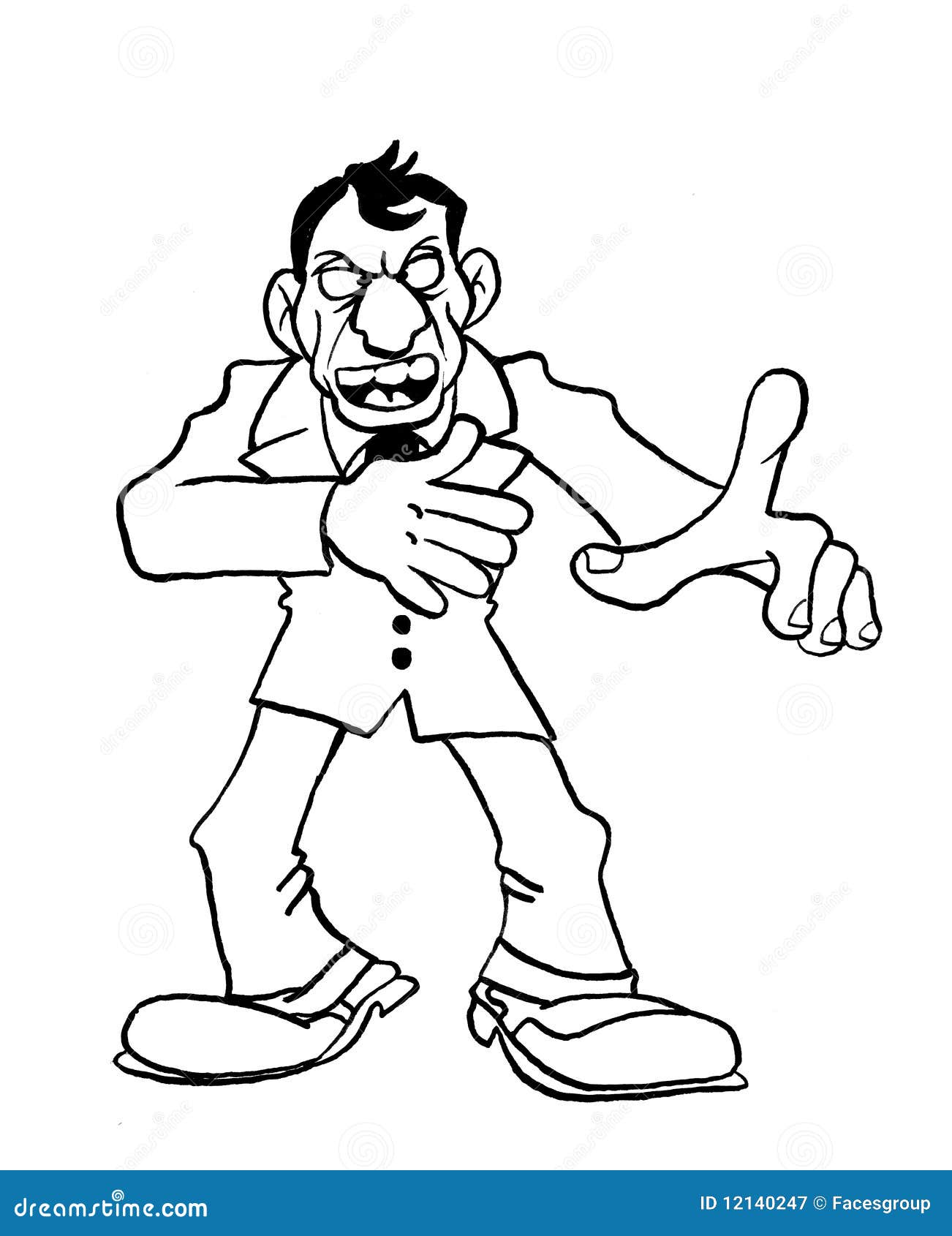 Cartoon Drawing Of A Man Royalty-Free Stock Photo | CartoonDealer.com ...