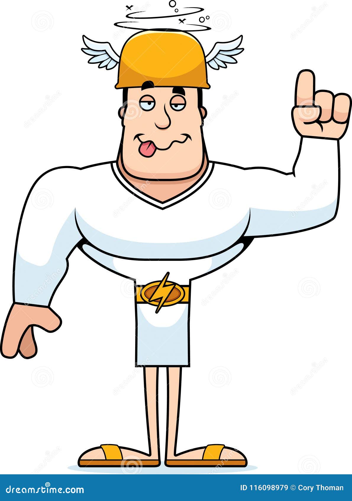 Cartoon Drunk Hermes stock vector. Illustration of mercury - 116098979