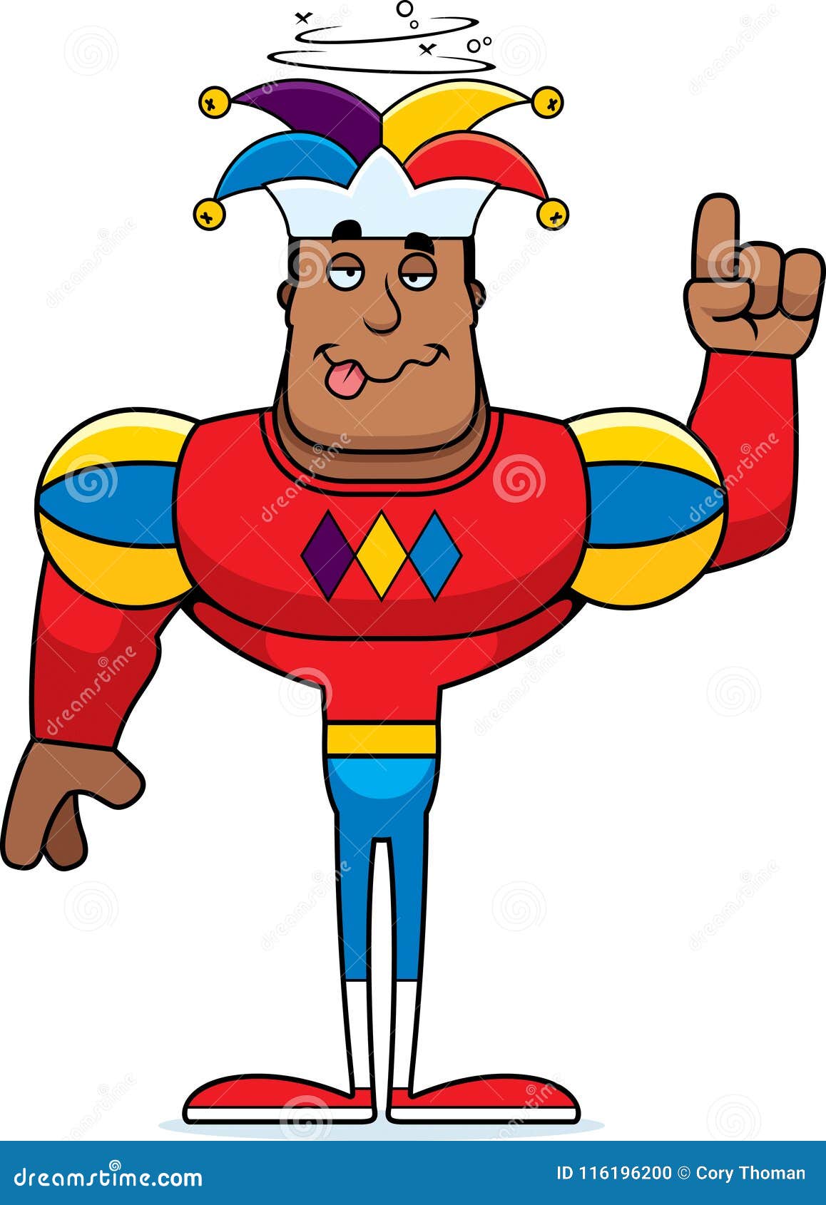 Cartoon Drunk Jester stock vector. Illustration of drunk - 116196200