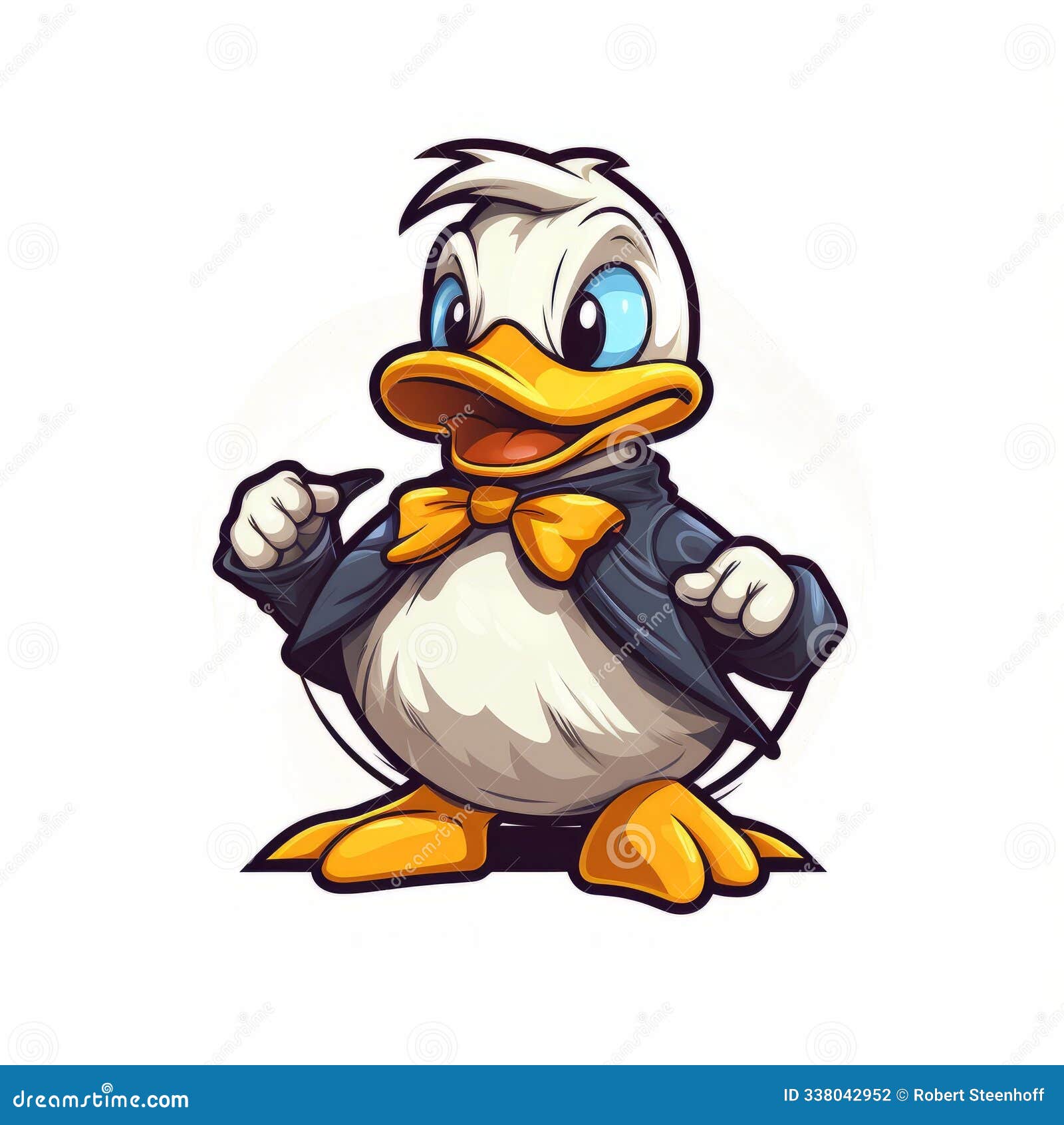 Colorful Geometric Duck Illustration Stock Illustration - Illustration ...