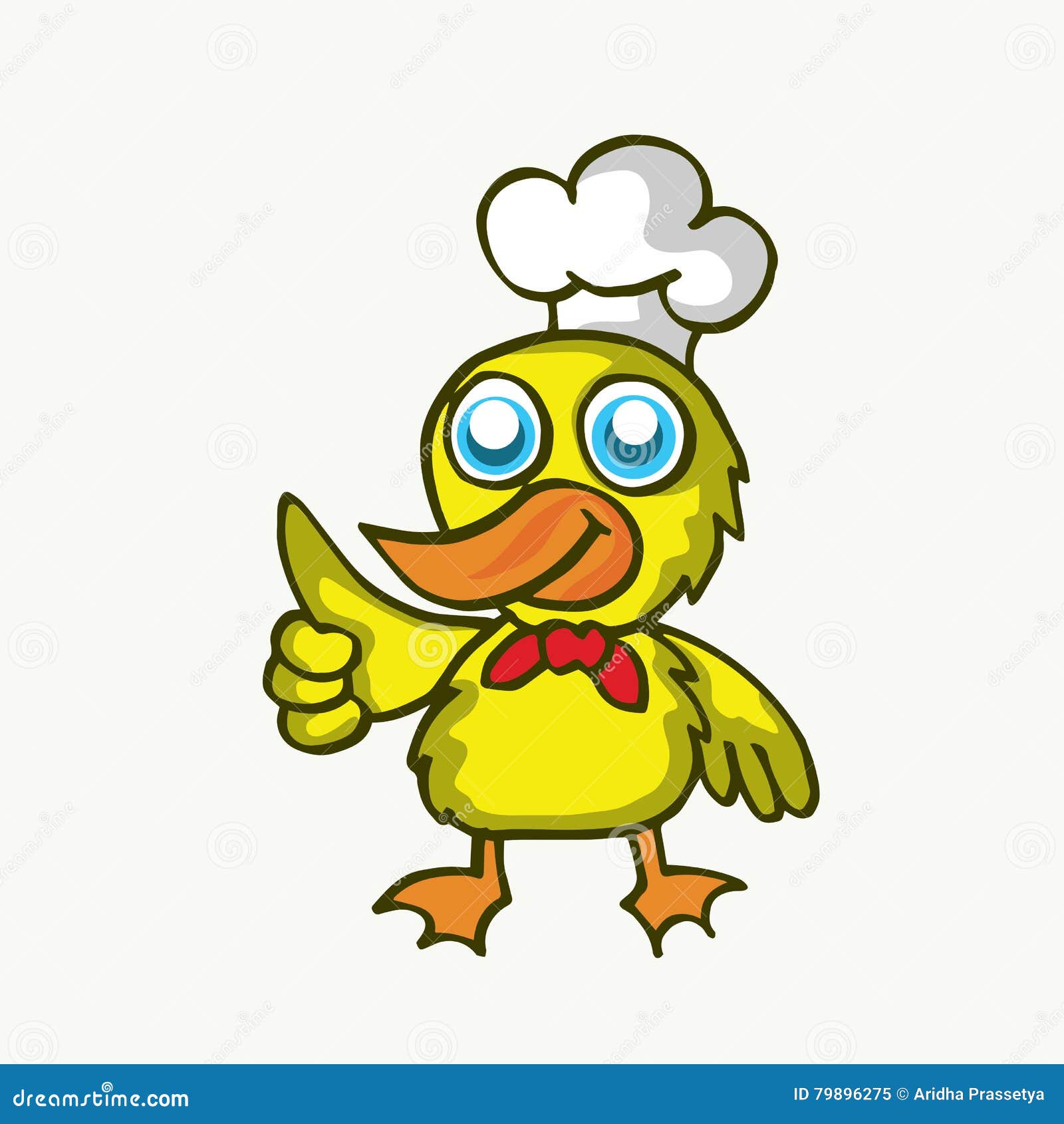 Cartoon Duck Cooking Design for Kids Stock Vector - Illustration of ...