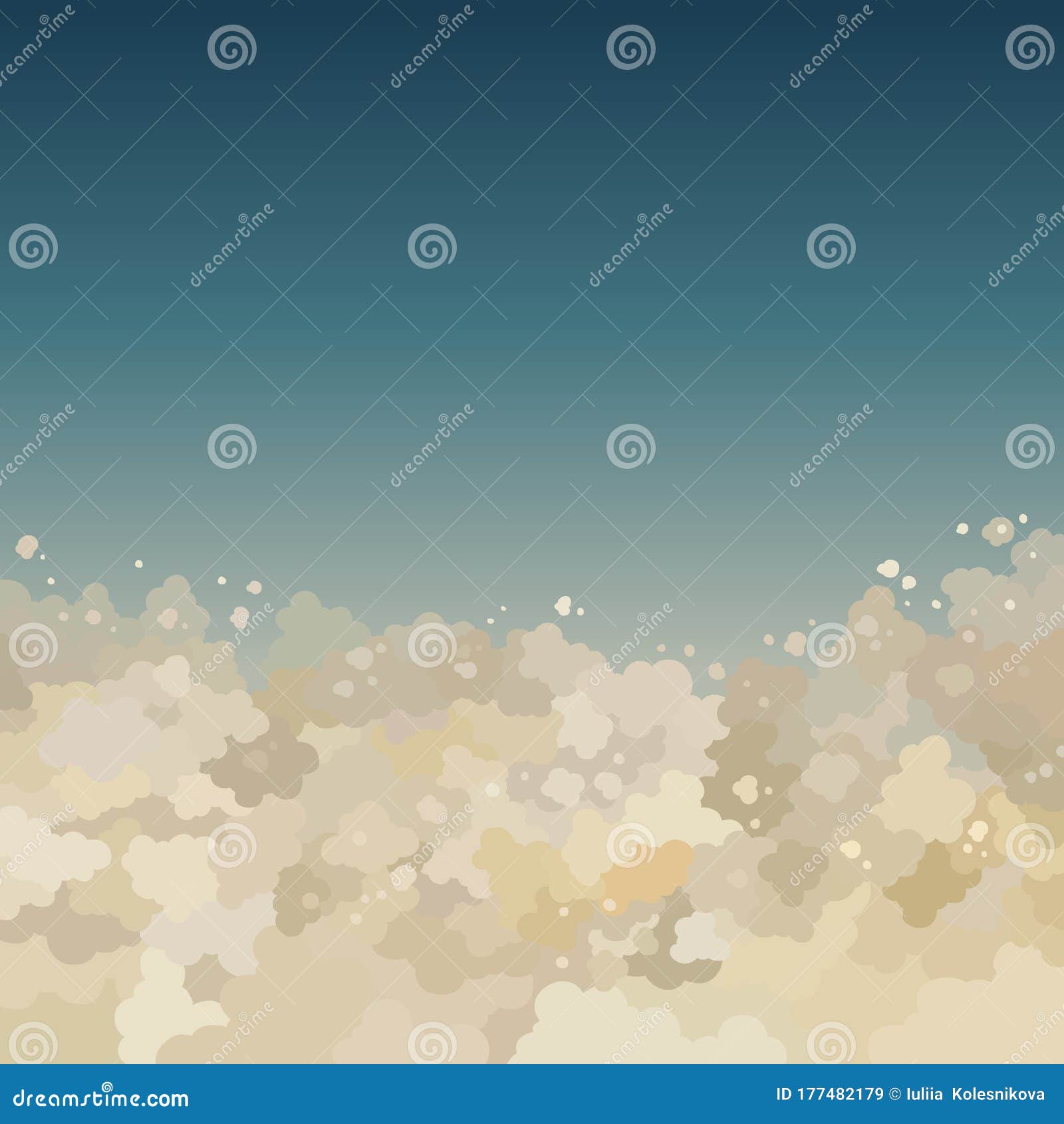 Cartoon Dust Clouds. Comic Cloud Shape, Spray Air Smoke, Fog Road ...