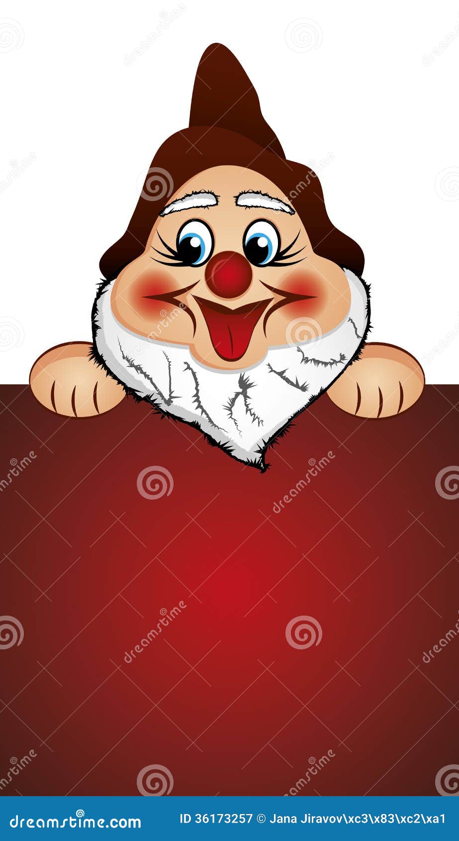 Cartoon Dwarf Caricature Isolated | CartoonDealer.com #93726857