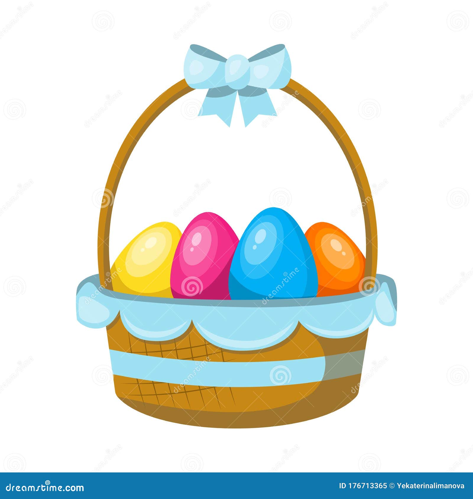 Cartoon Easter Basket