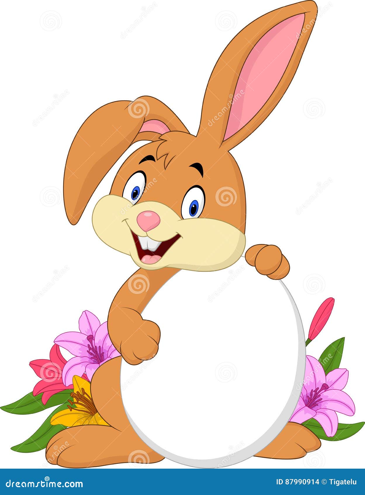 Easter Rabbit Cartoon | CartoonDealer.com #39221503
